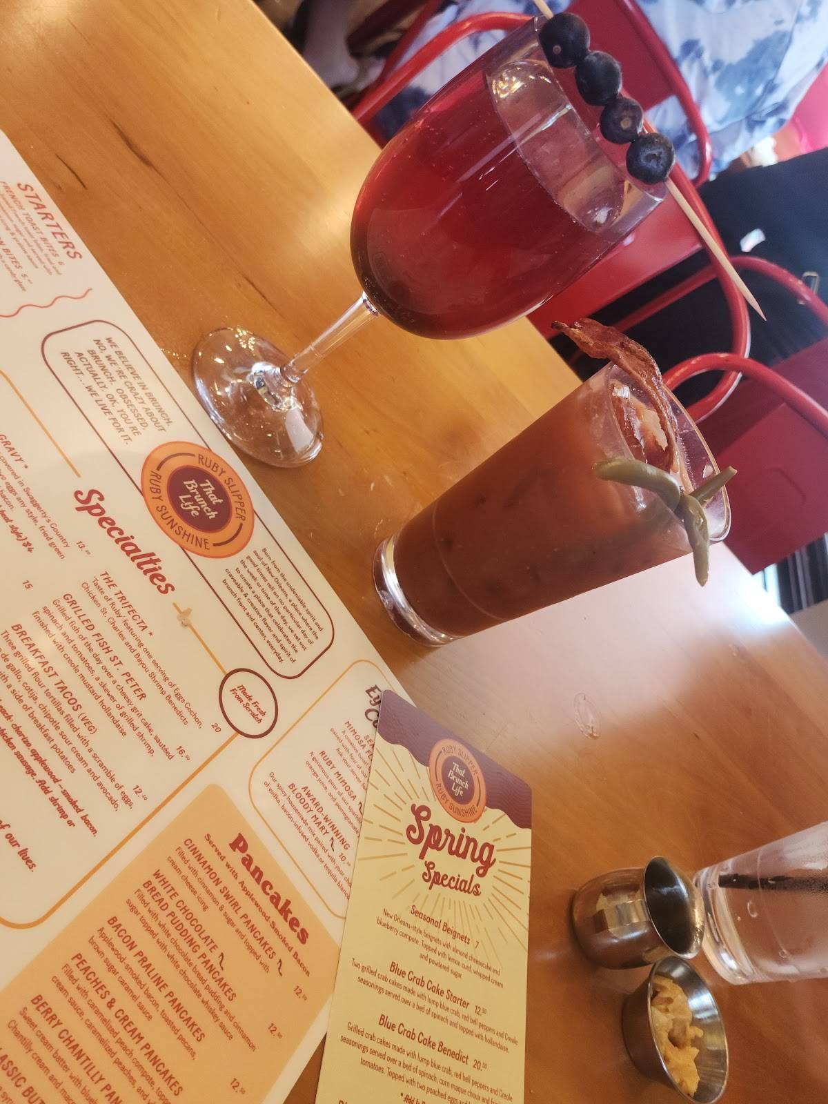 Menu at Ruby Slipper pub & bar, Miramar Beach