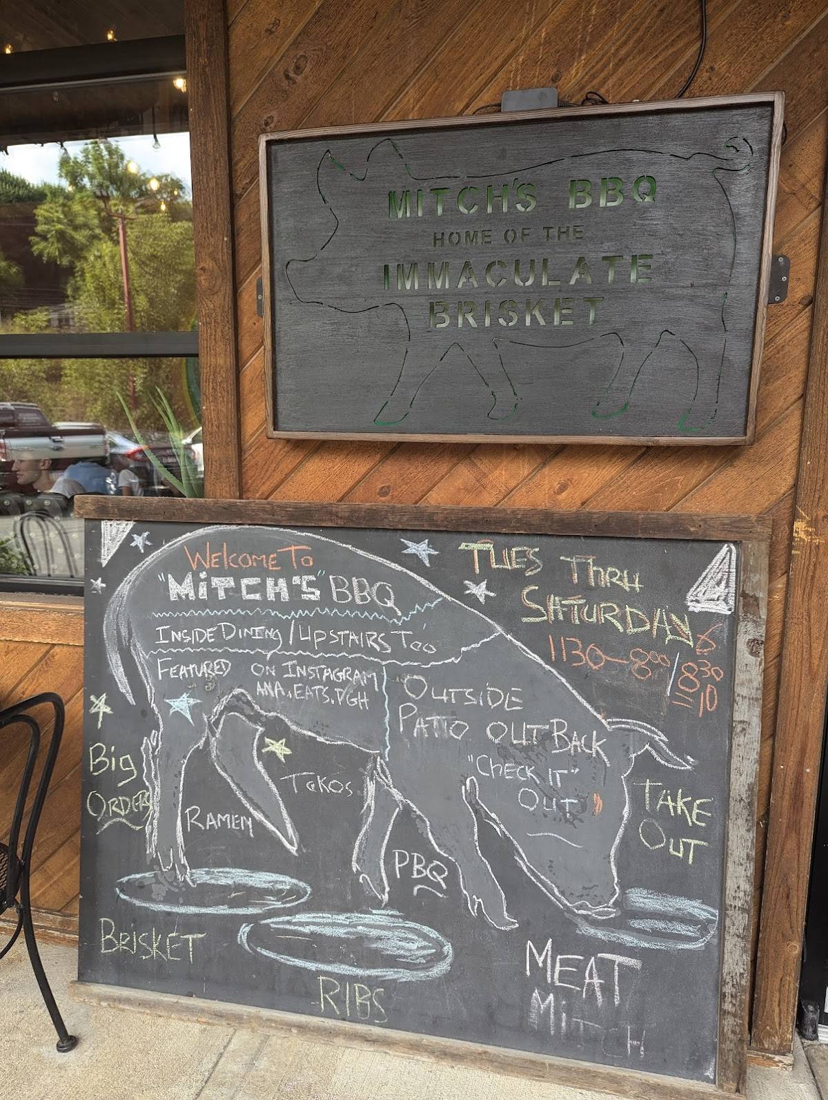 Menu at Mitch's Barbeque Restaurant & Catering, Warrendale