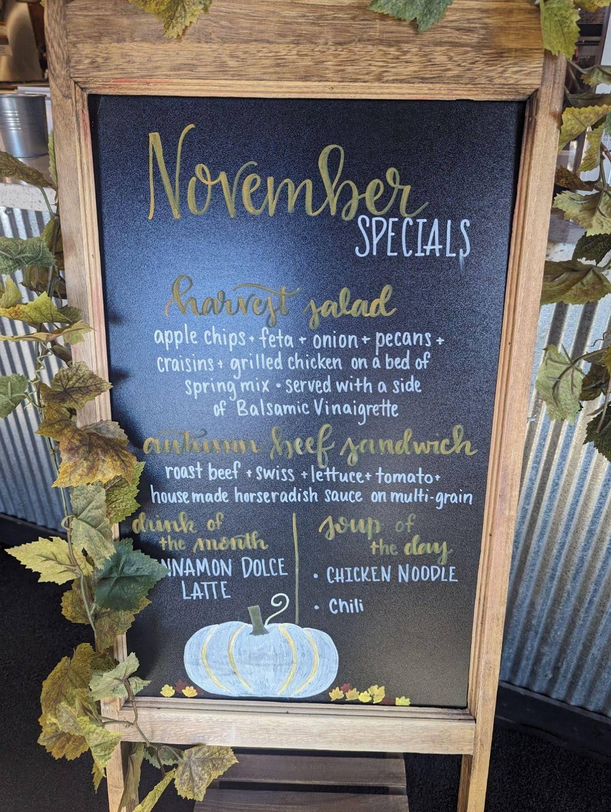Menu at North Main Café cafe, Mount Vernon