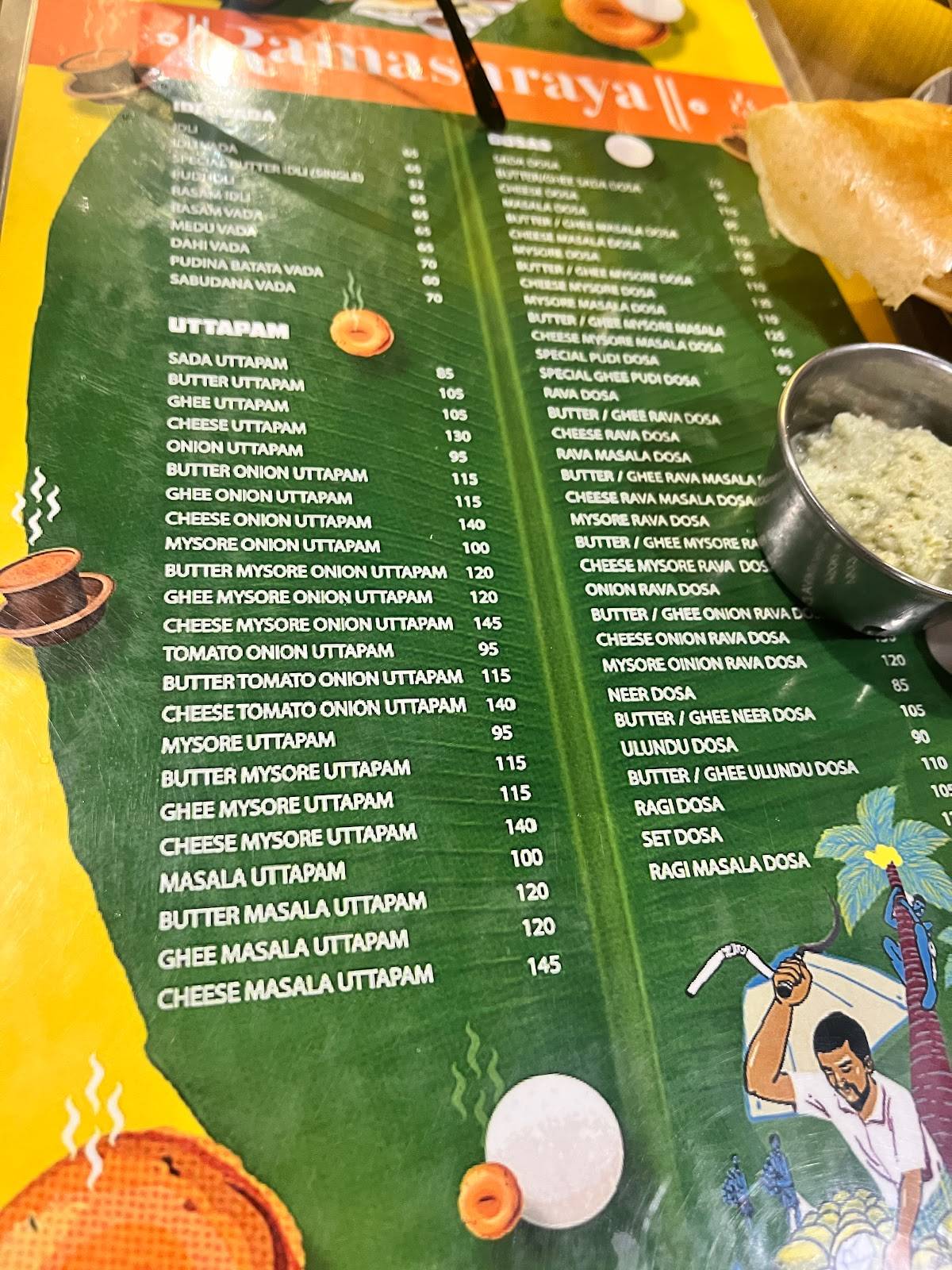 Menu at Ramashraya - Currey Road Outlet, Mumbai