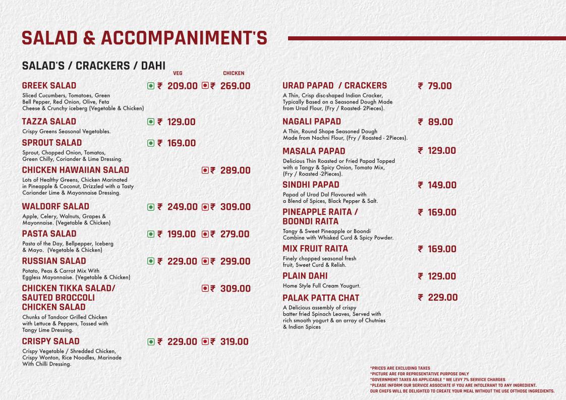 Menu at Namaste Chef by Asian Wok and Grill, Nashik