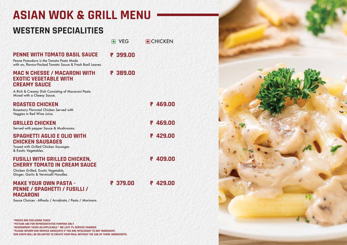Menu at Namaste Chef by Asian Wok and Grill, Nashik