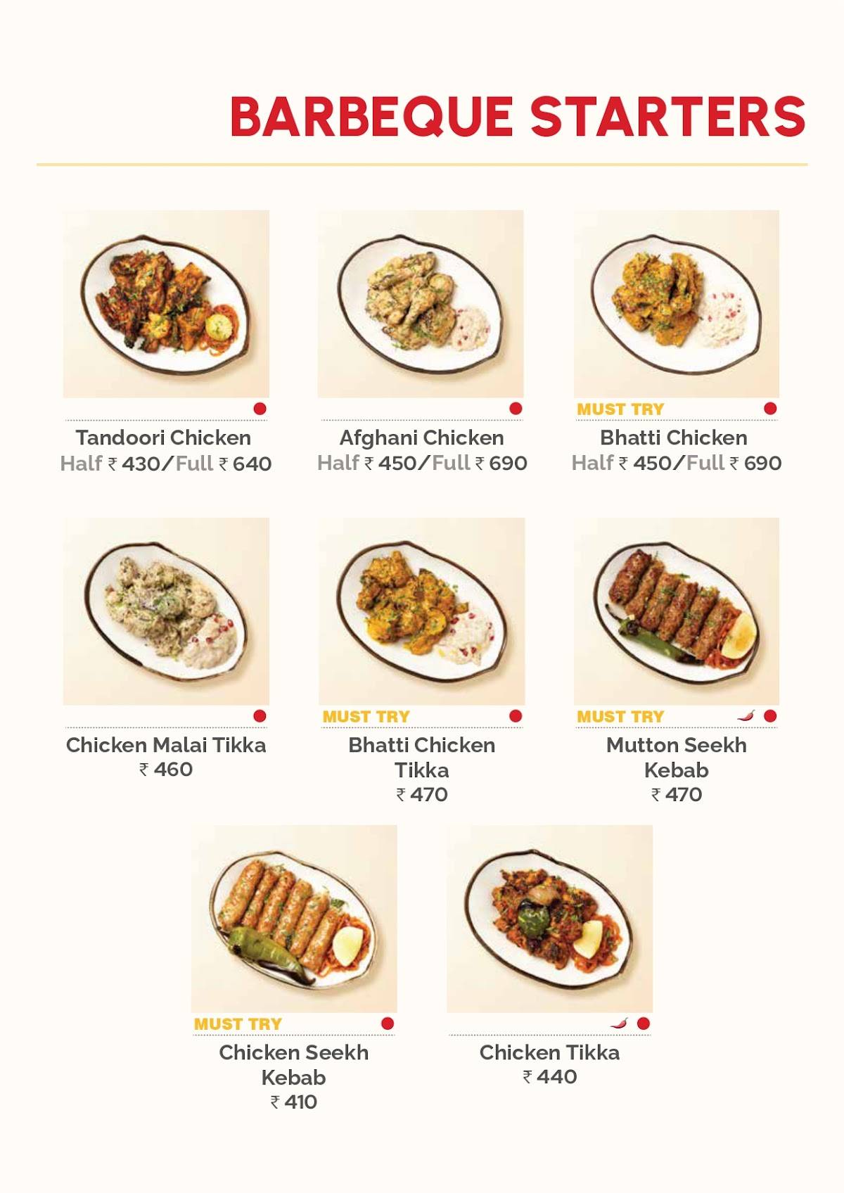 Menu at Sandoz Restaurant - Ashok Vihar, New Delhi
