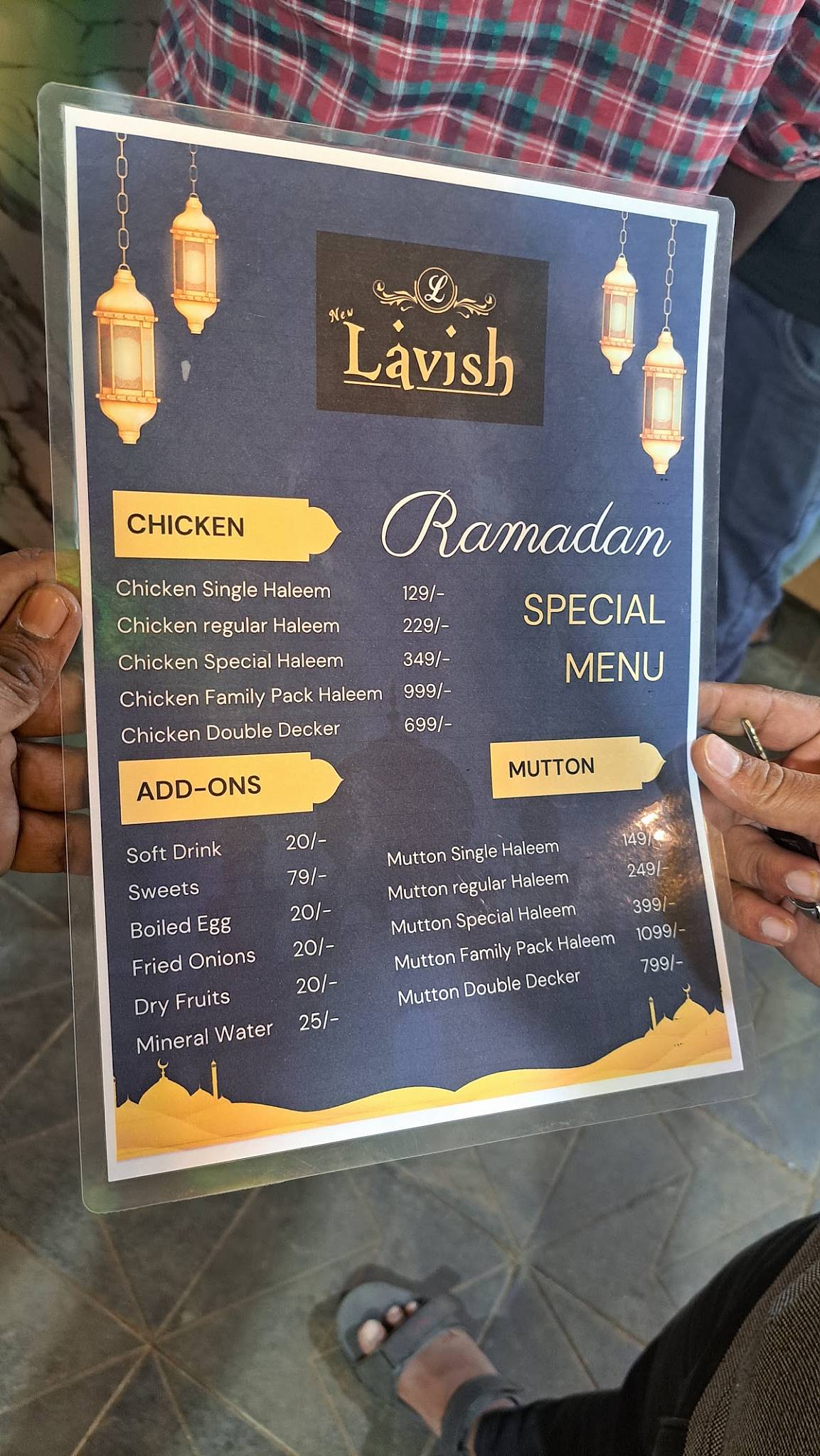 Menu at New Lavish Family Restaurant, Hyderabad