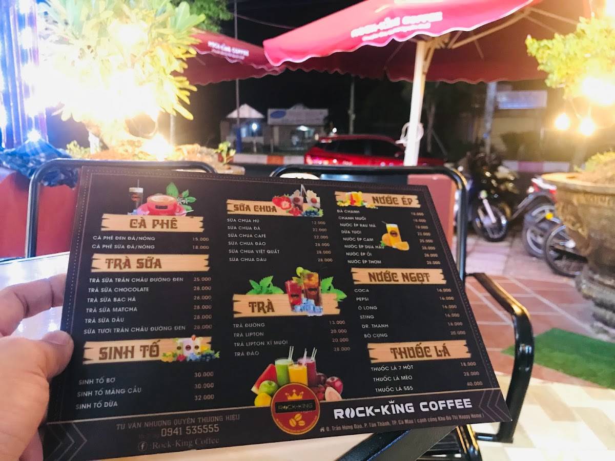 Carta del restaurante Nhà Hàng King Cua, tp. Cà Mau