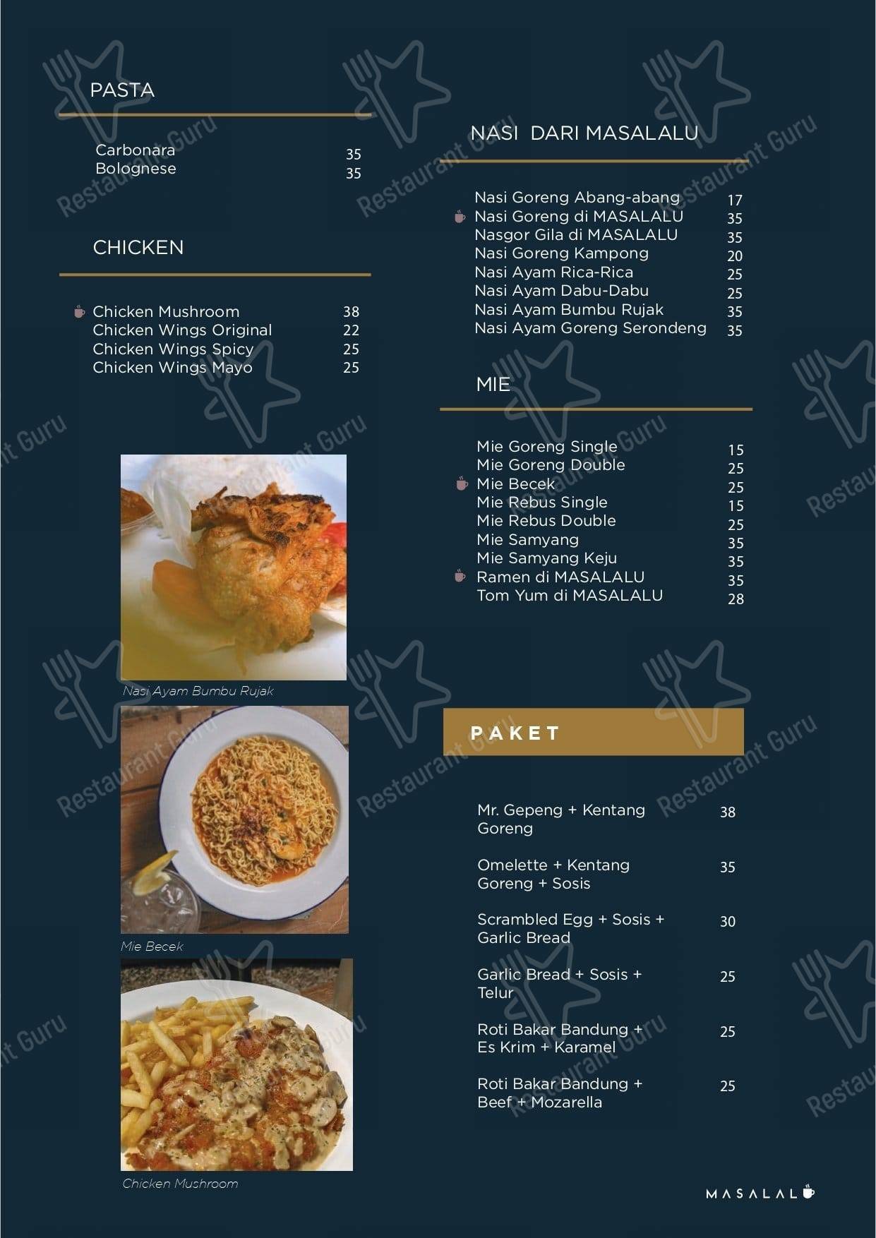 Menu at NITRO COFFEE @Ciranjang cafe, Jakarta, Jl. Ciranjang No.10 2