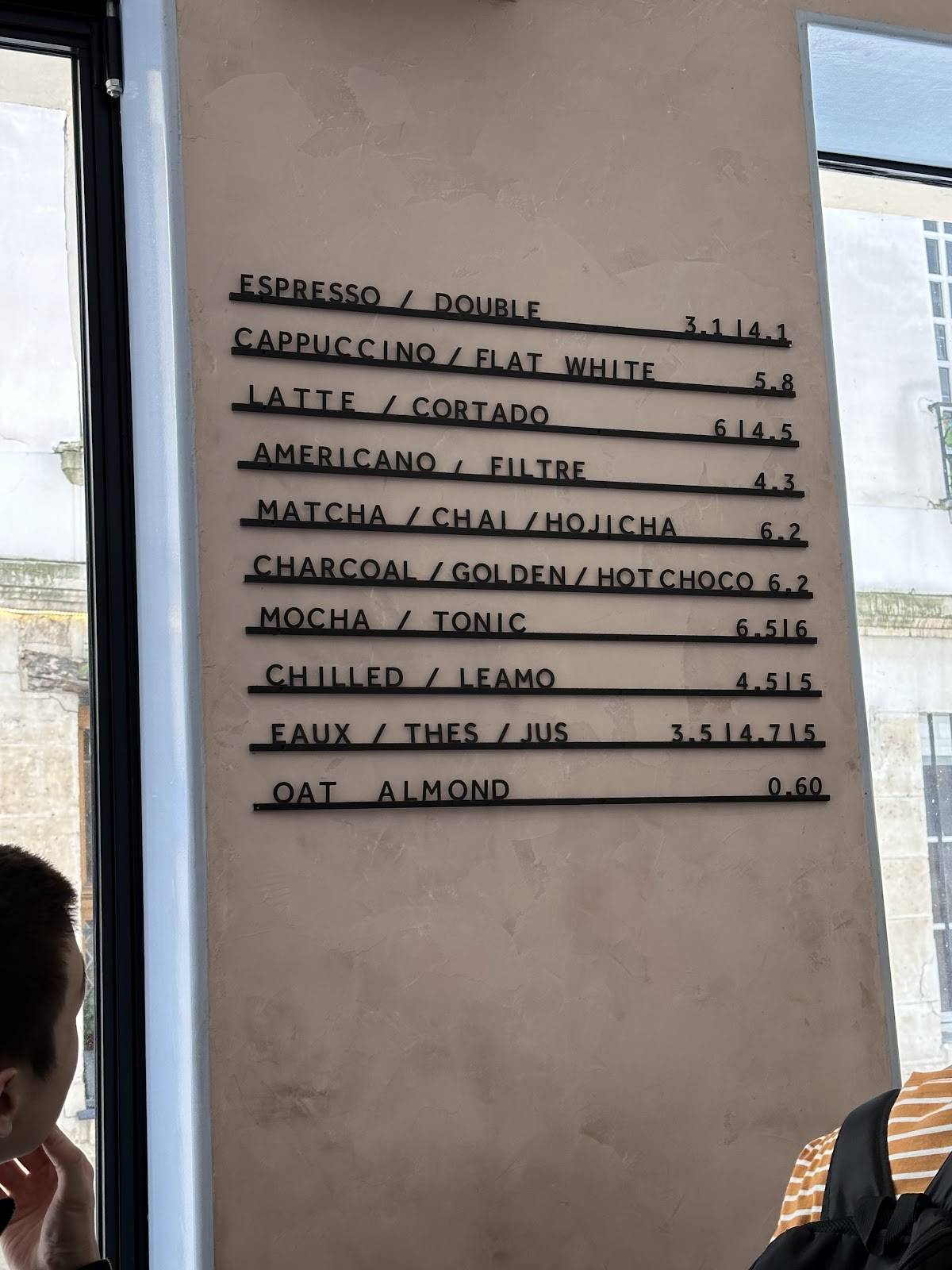 Menu at Noir - Coffee Shop & Torréfacteur cafe, Paris, 63 Rue Saint ...