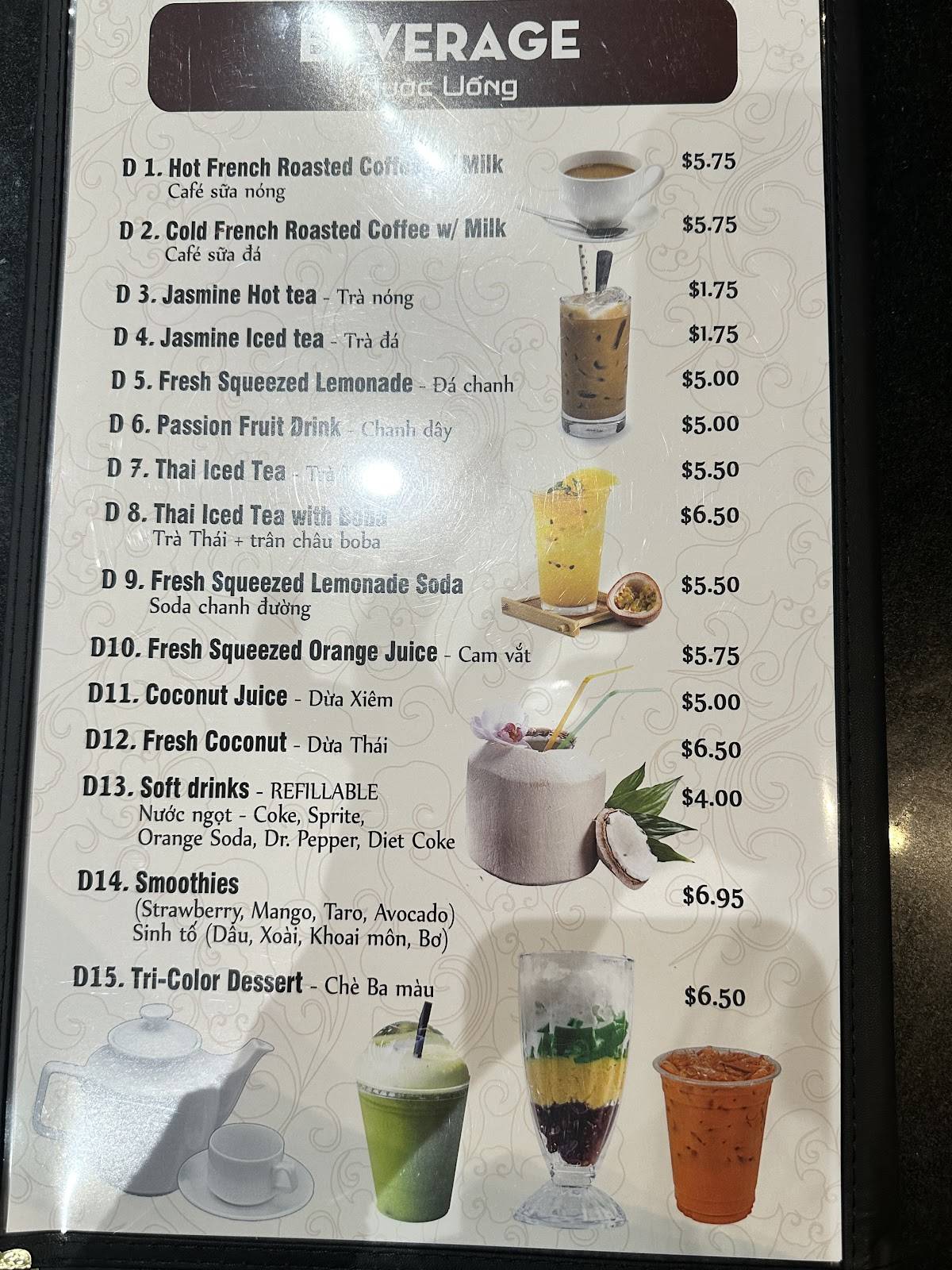 Menu at Noodle 21 Asian Grill restaurant, Redlands