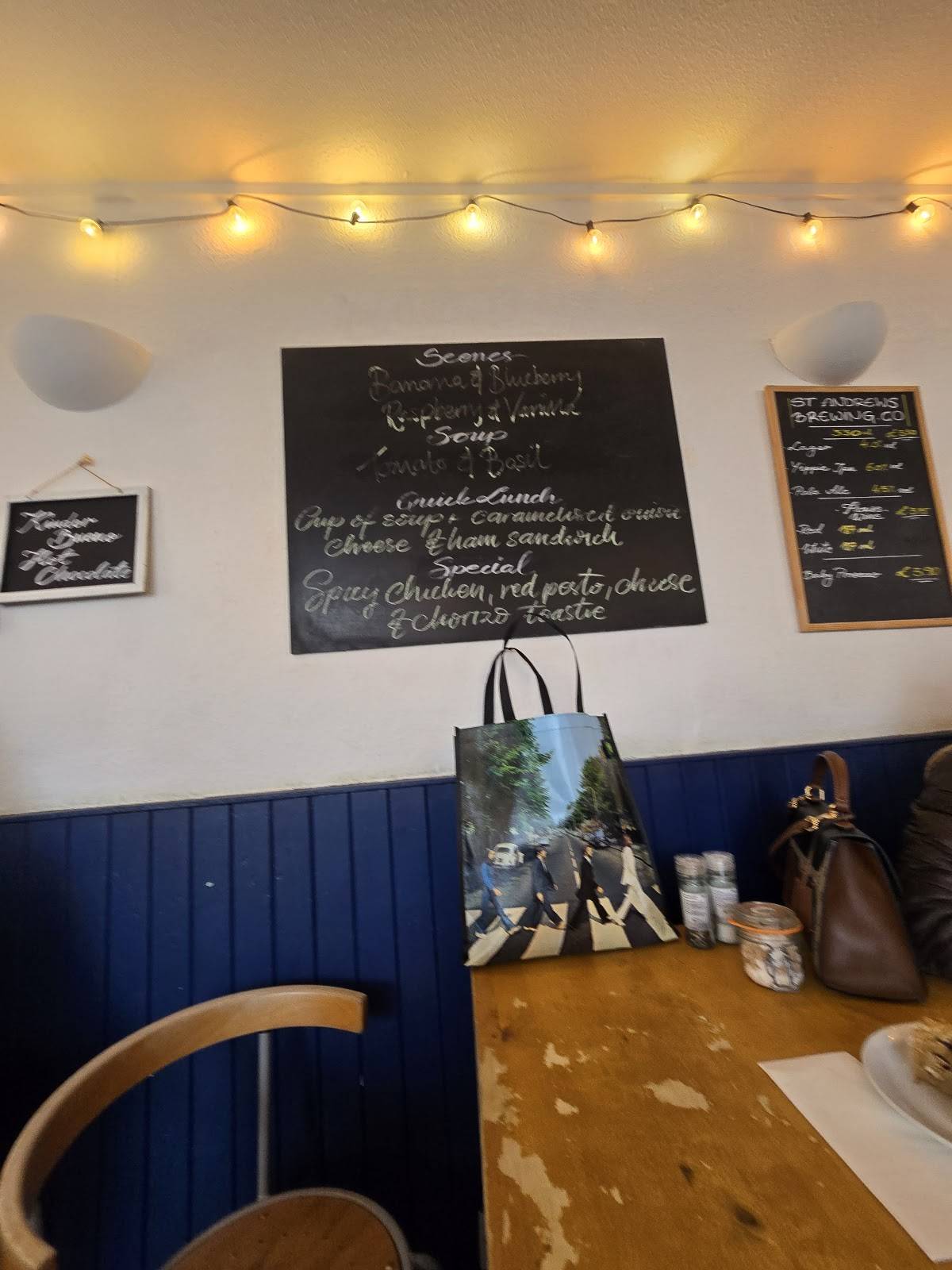 Menu at Northpoint Café cafe, Saint Andrews