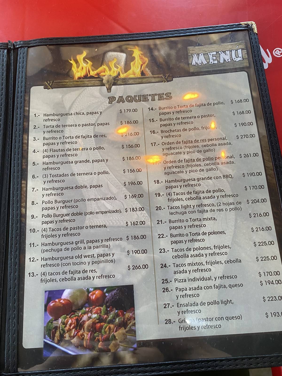 Carta del restaurante Pino Burger, Nuevo Laredo, C. Veracruz 2852