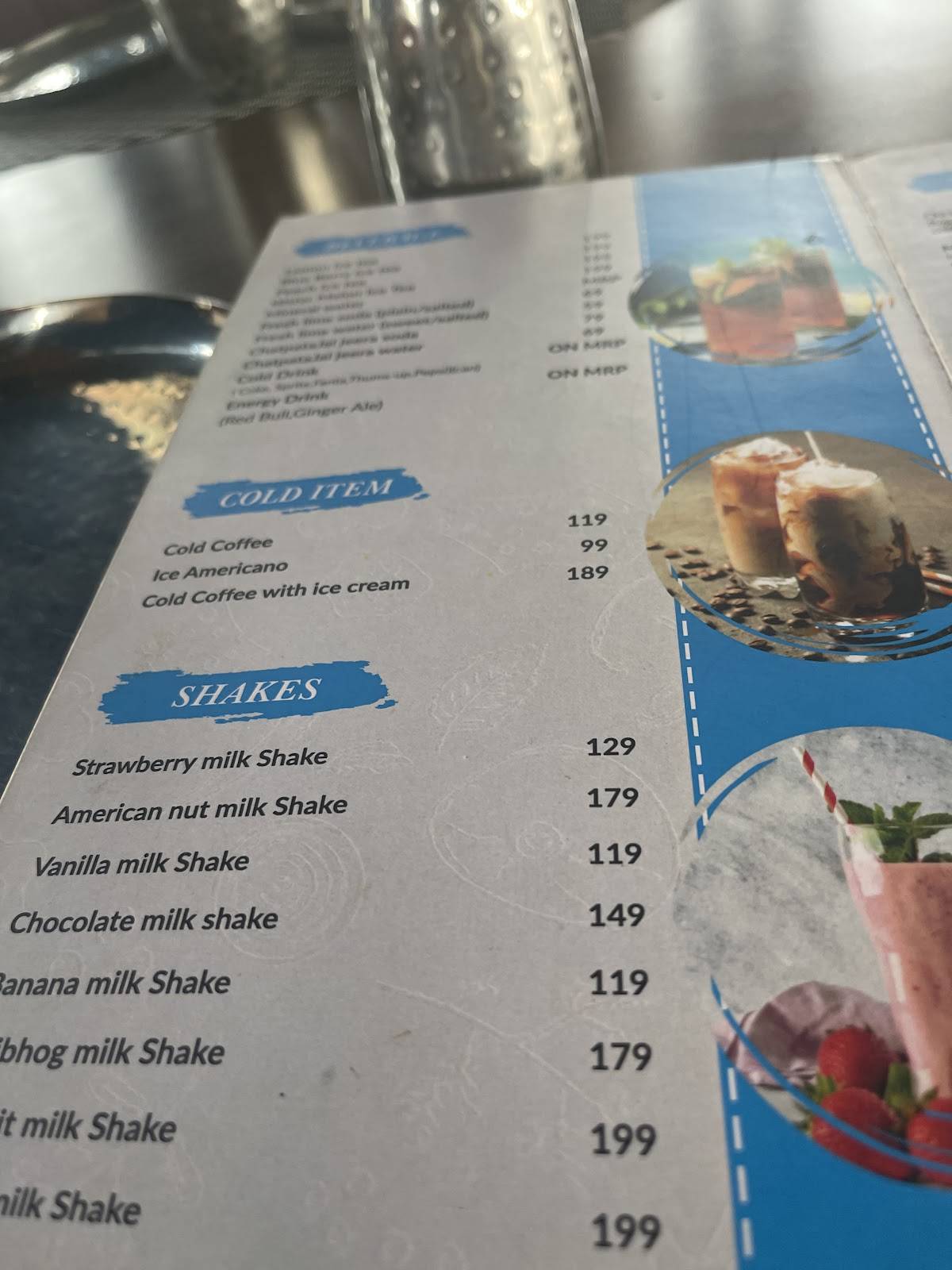 Menu at Oasis blue Restaurant & Food Court, Becharaji