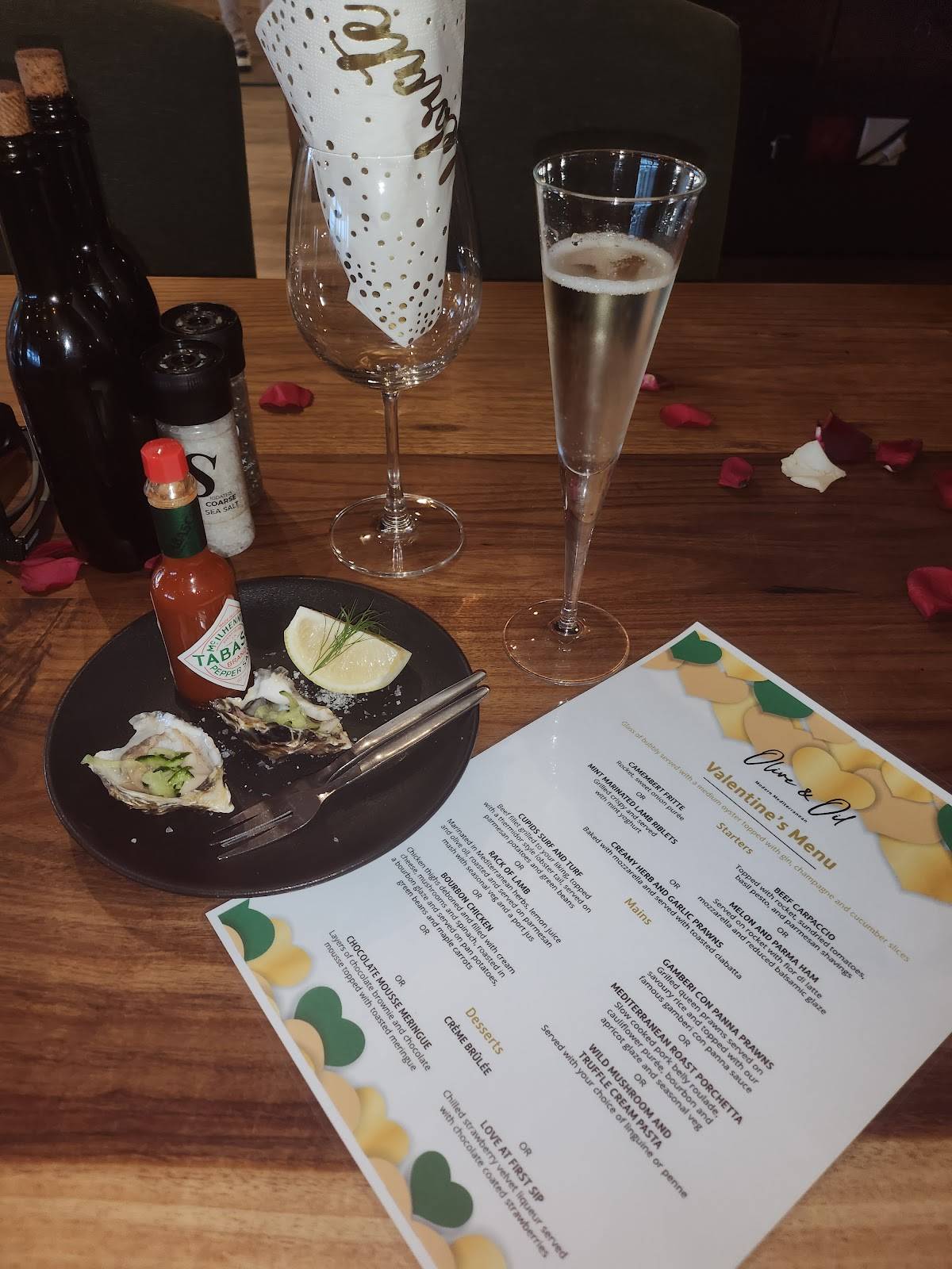Menu at Olive and Oil restaurant, Hillcrest, Shop 19a
