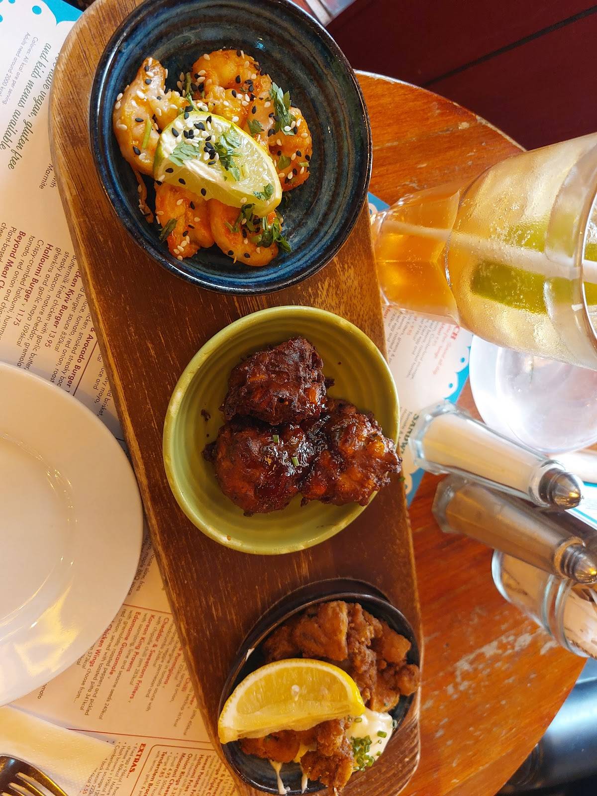 Menu at Olmo Lounge restaurant, Huntingdon