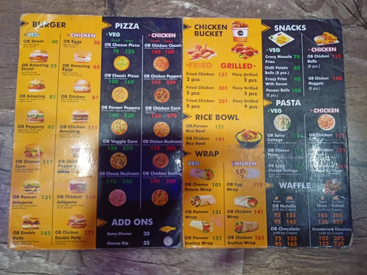 Menu at One Bite Durgapur, Durgapur