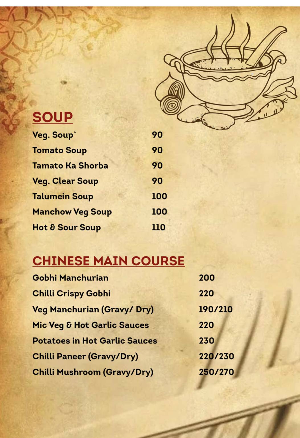 Menu at PAKWAAN RESTAURANT, Muradnagar, NH-58