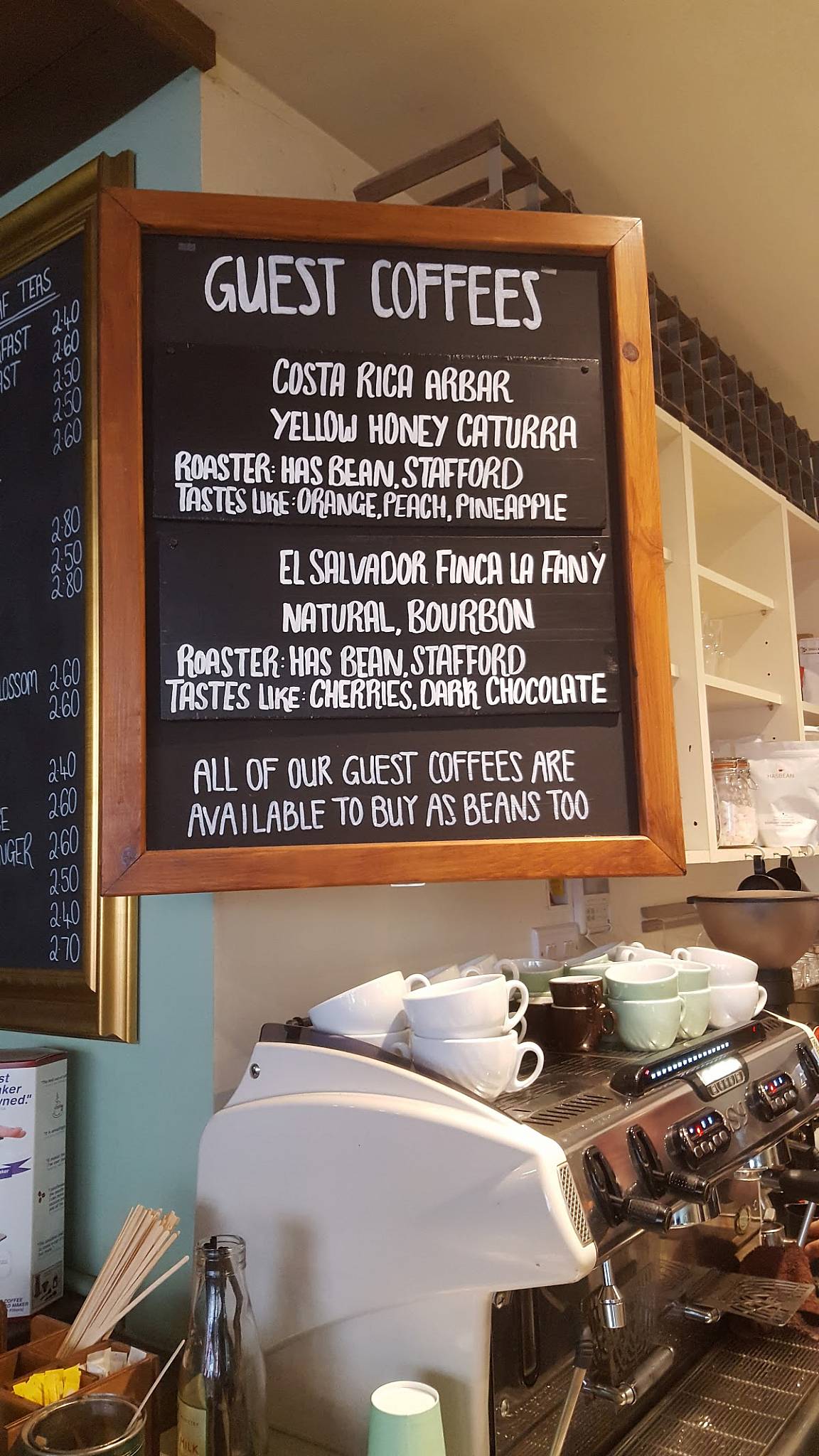 Menu at Pacamara Food & Drink cafe, Dundee