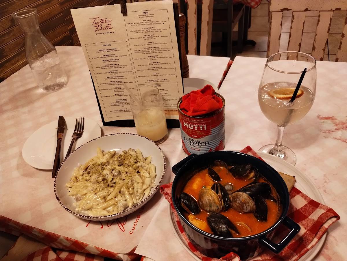 Menu at Trattoria Bella pub & bar, Palm Bay