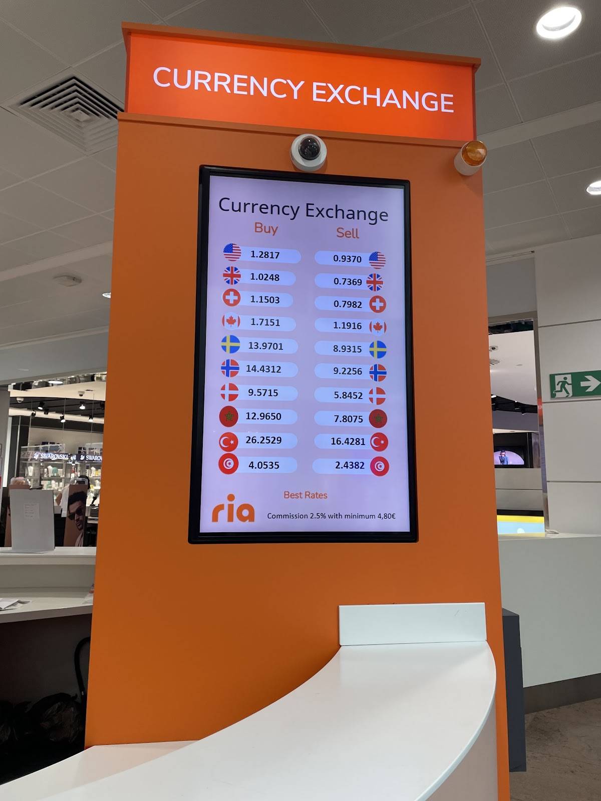 Menu at Panos Brussels Airport (Terminal A), Zaventem