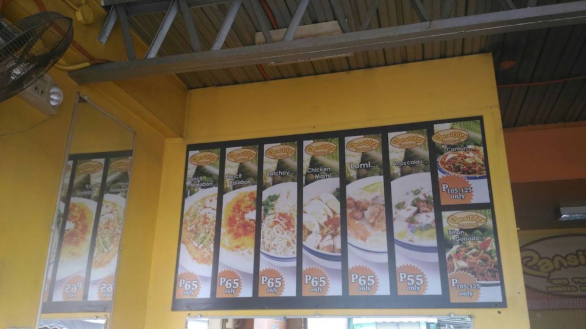 Menu at Pansititoy - Quimpo Blvd. Branch restaurant, Davao City, 3H3W+FXH