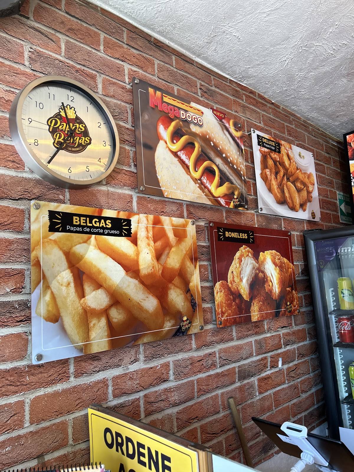 Carta del restaurante Papas Belgas las Originales, Zapopan