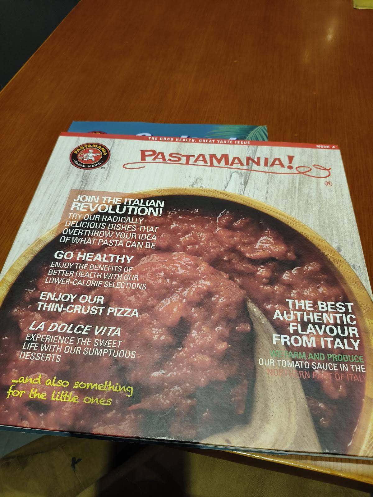 Menu at Pasta Mania Crescent Mall restaurant, Ho Chi Minh City, TTTM