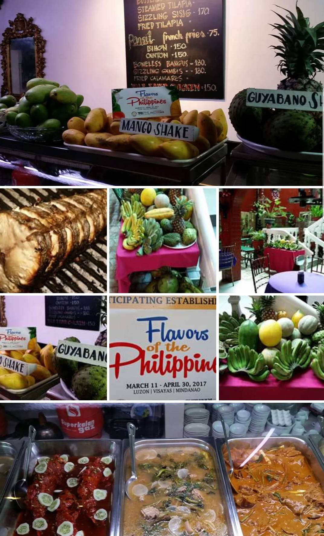 Menu at Patio de Conchita Restaurant, Manila