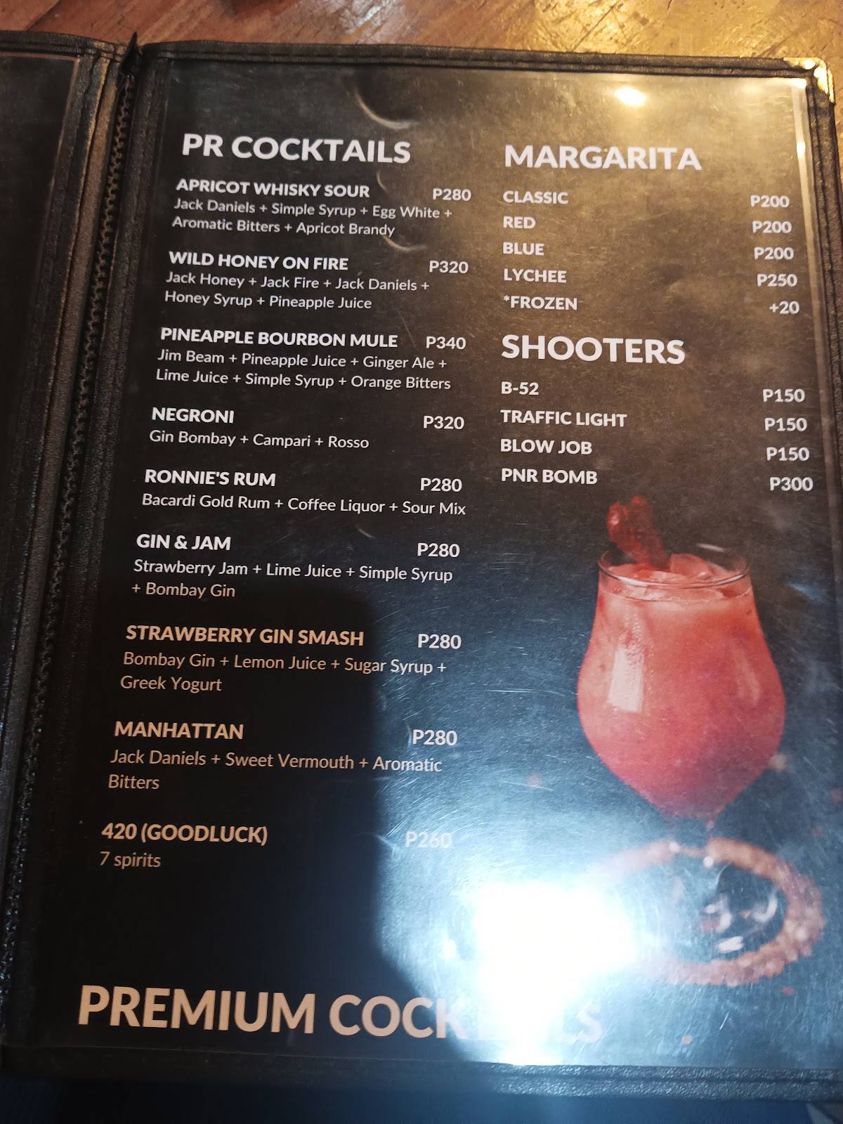 Menu at Pep & Ronnie restaurant, San Fernando, 2MVF+QC6