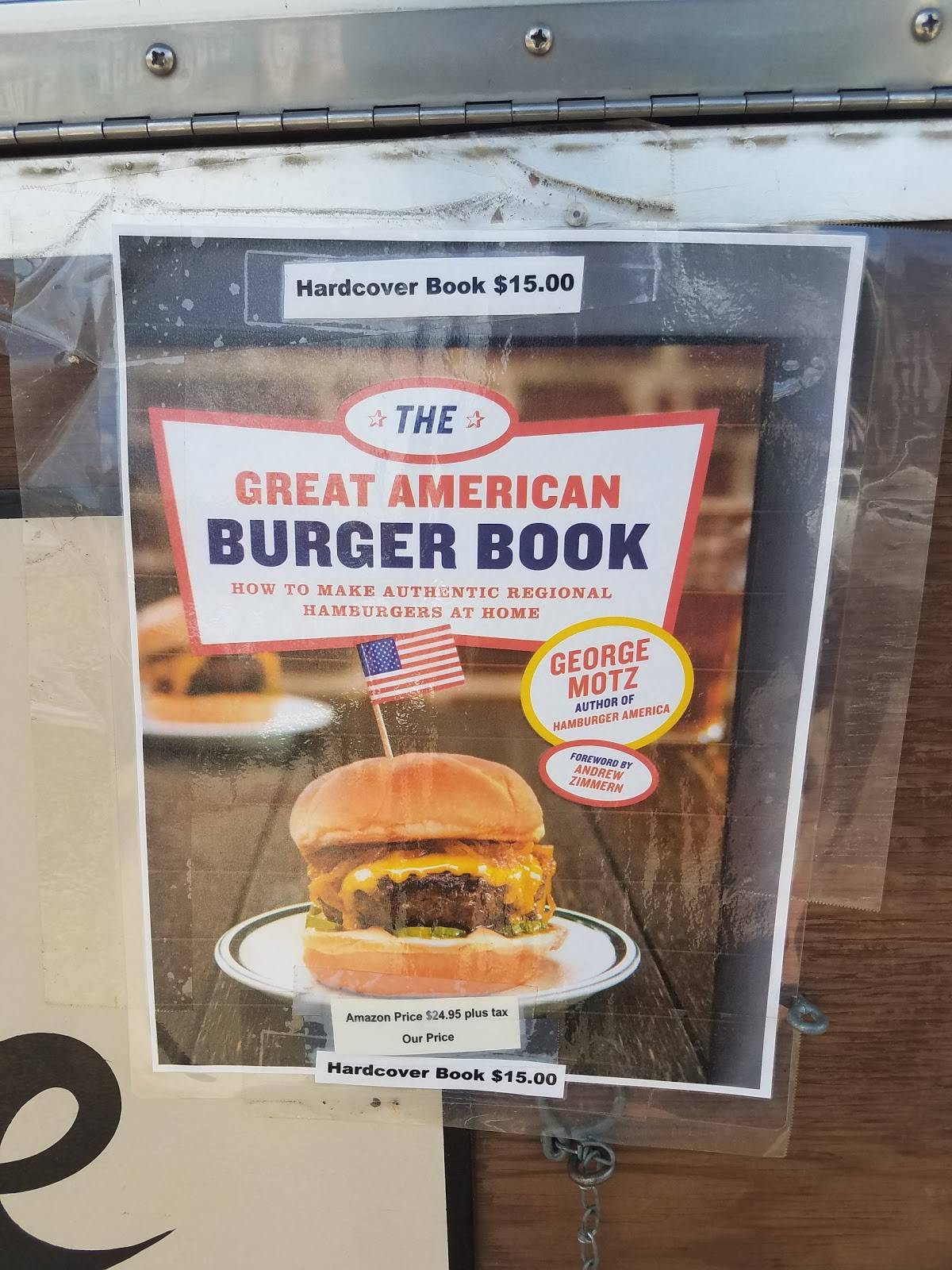 Menu at Pete's Hamburger Stand restaurant, Prairie du Chien