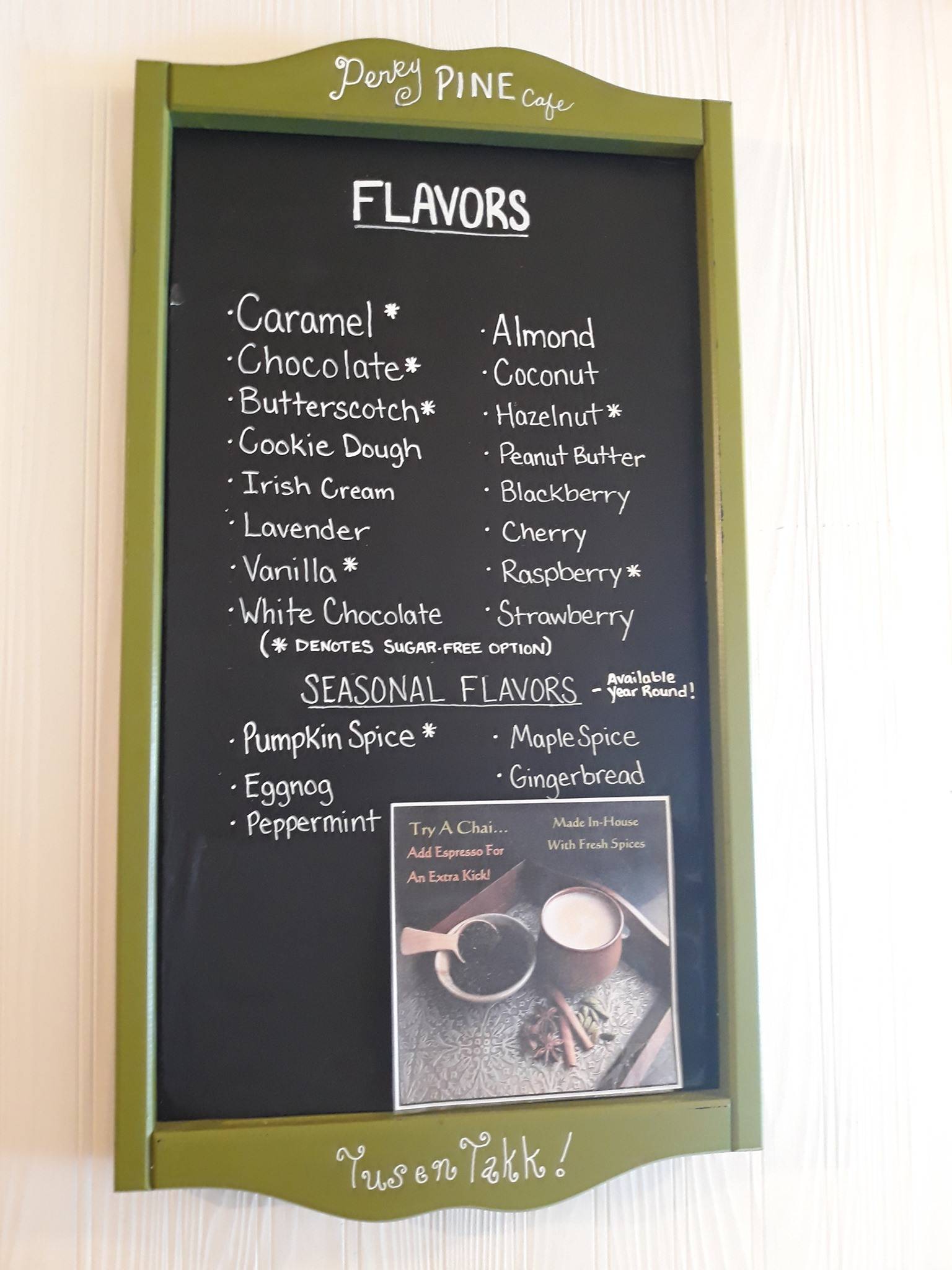 Menu at Pine Rest Cabins, Hill City