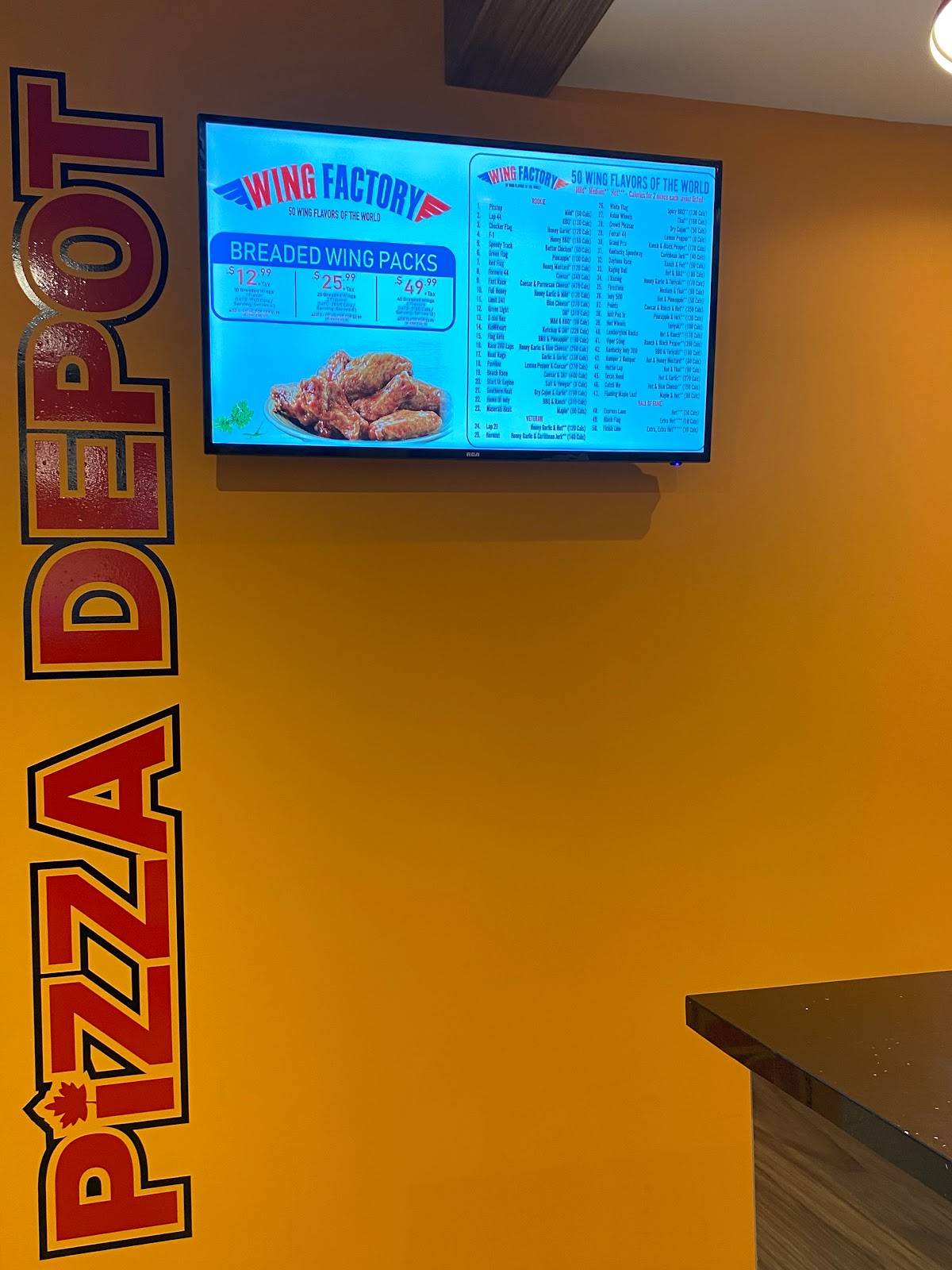 Menu at Pizza Depot restaurant, Sarnia