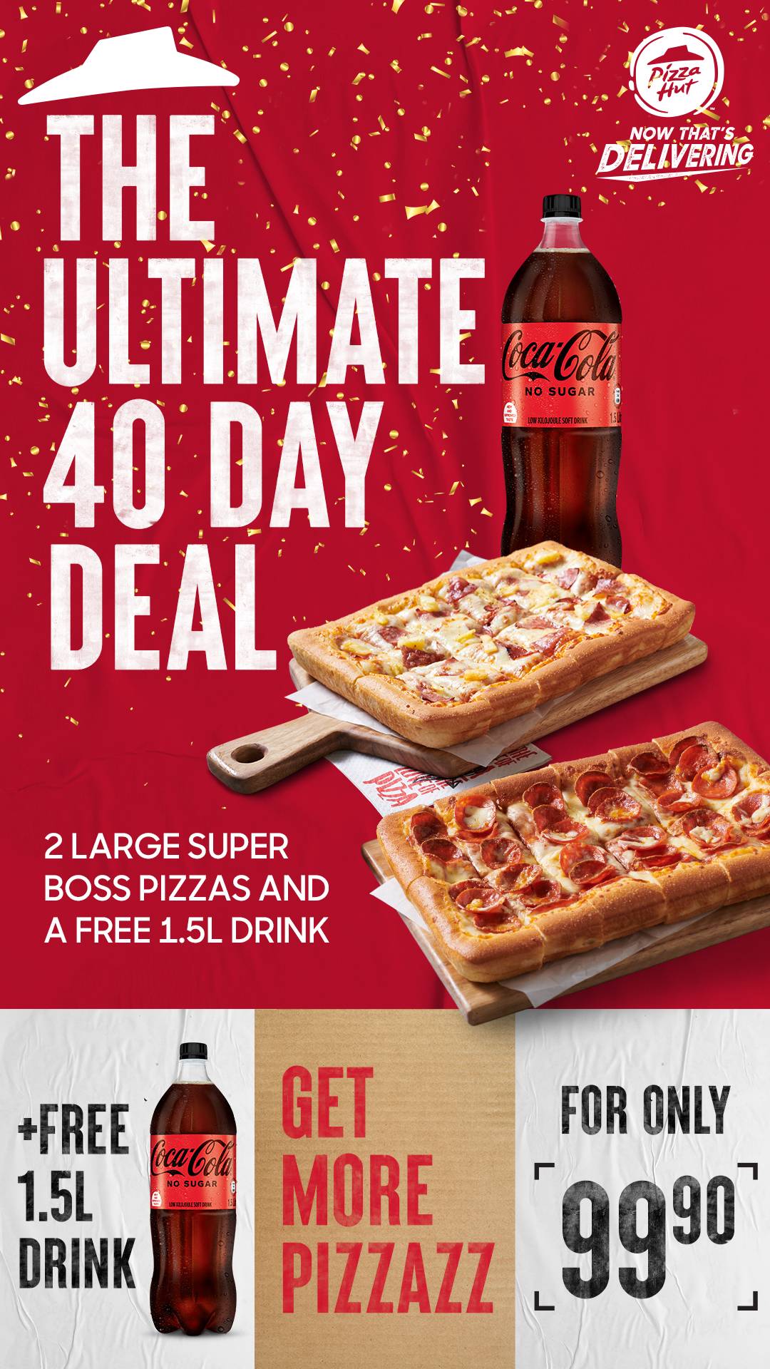 Menu at Pizza Hut Springs Mall restaurant, Springs, Springs Mall Corner ...