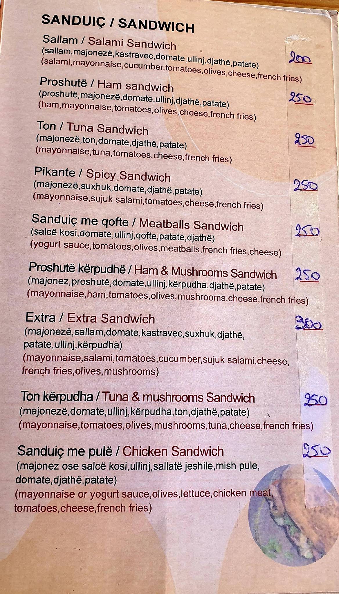 Speisekarte von Pizza Nepsi - Sarandë (Halal), Saranda