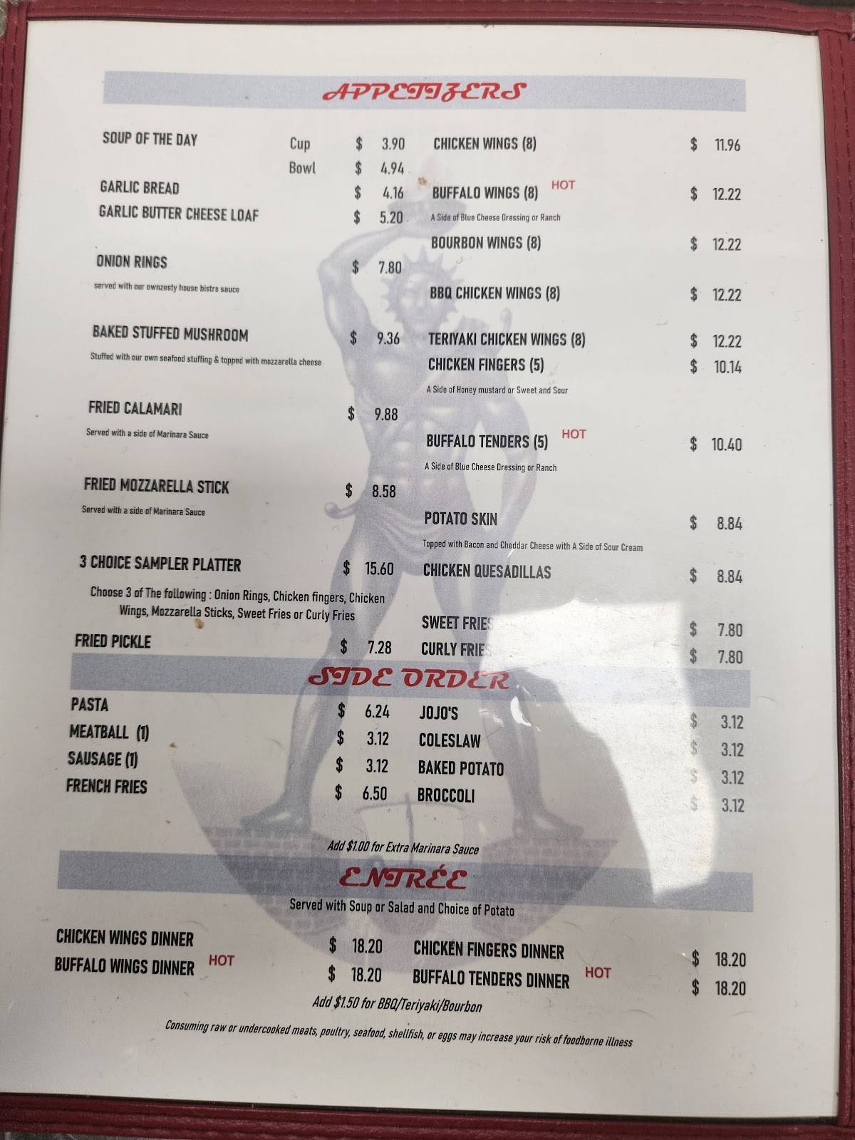 Menu at Kolossos Restaurant and Pizza, Stafford