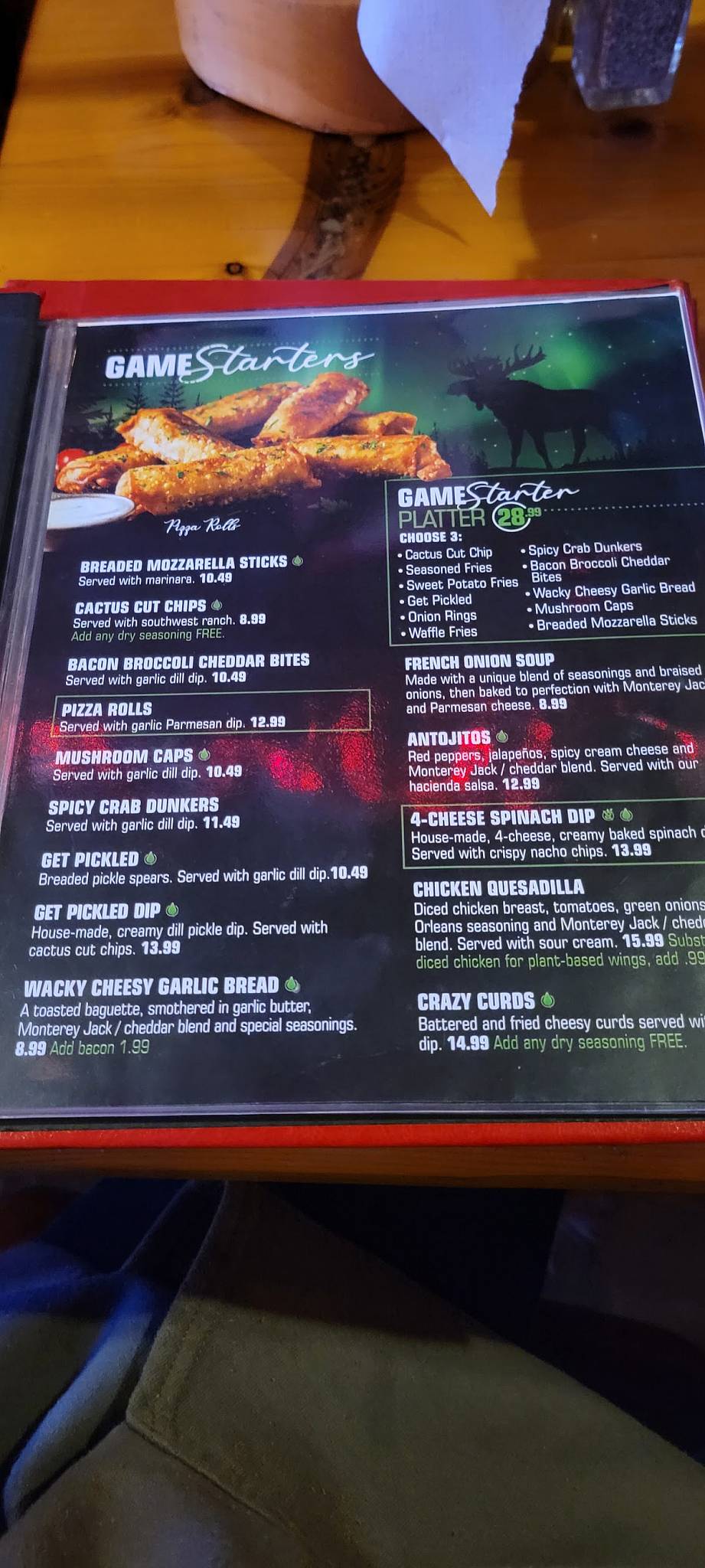 Menu at Wacky Wings Lake Street pizzeria, Sault Ste. Marie, 350 Lake St