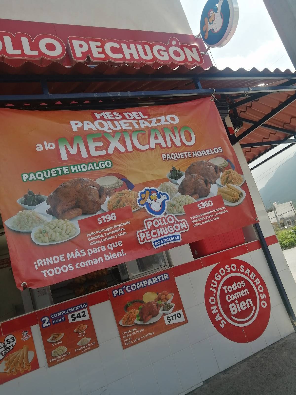 Carta del restaurante Pollo Pechugón Teresitas, Saltillo