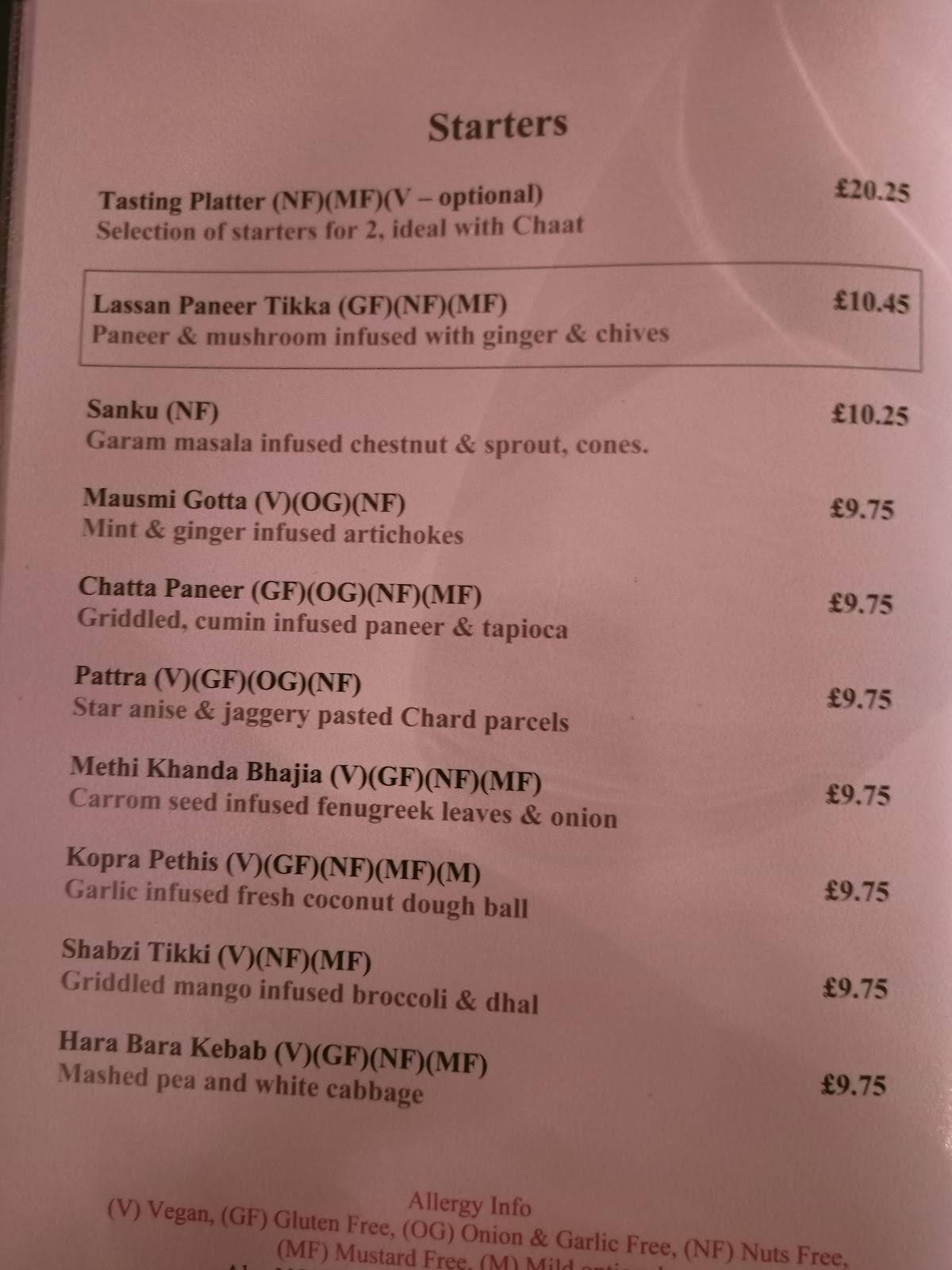 Menu at Prashad restaurant, Drighlington, 137 Whitehall Rd