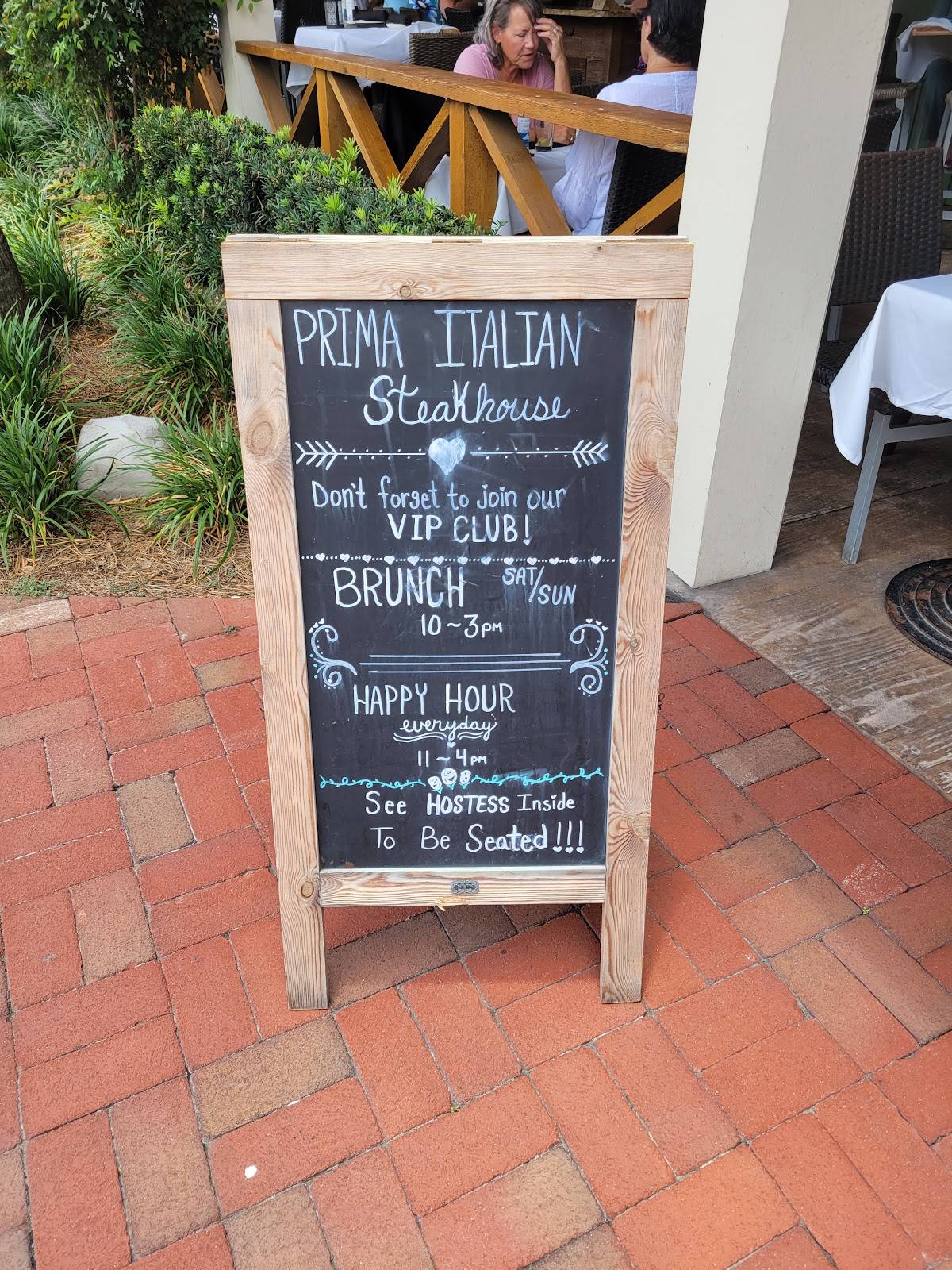 Menu at Prima Italian Steakhouse, The Villages