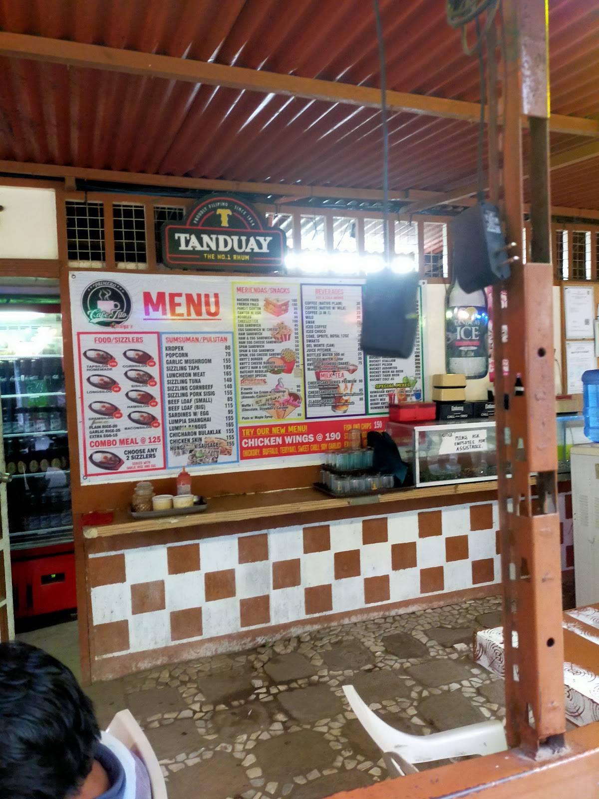 Menu at Primero Cafe Jito, Bacolod