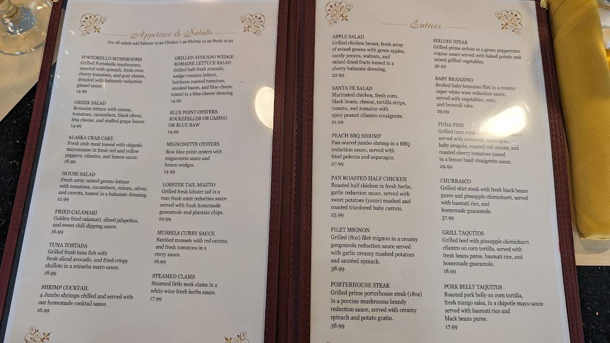 Menu at 512 Bistro Bar & Restaurant, Briarcliff Manor
