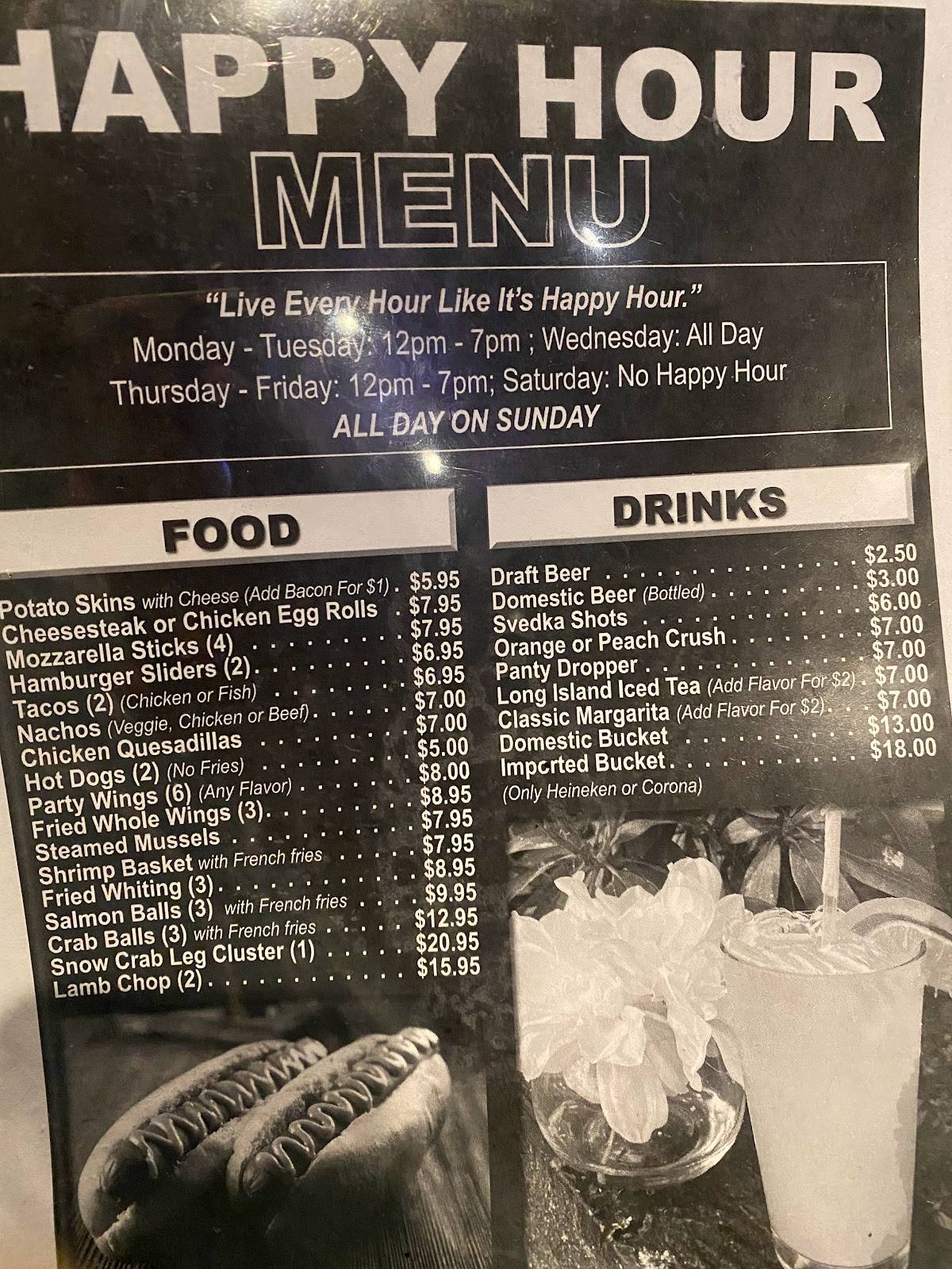 Menu at City View Bar & Grill, Baltimore