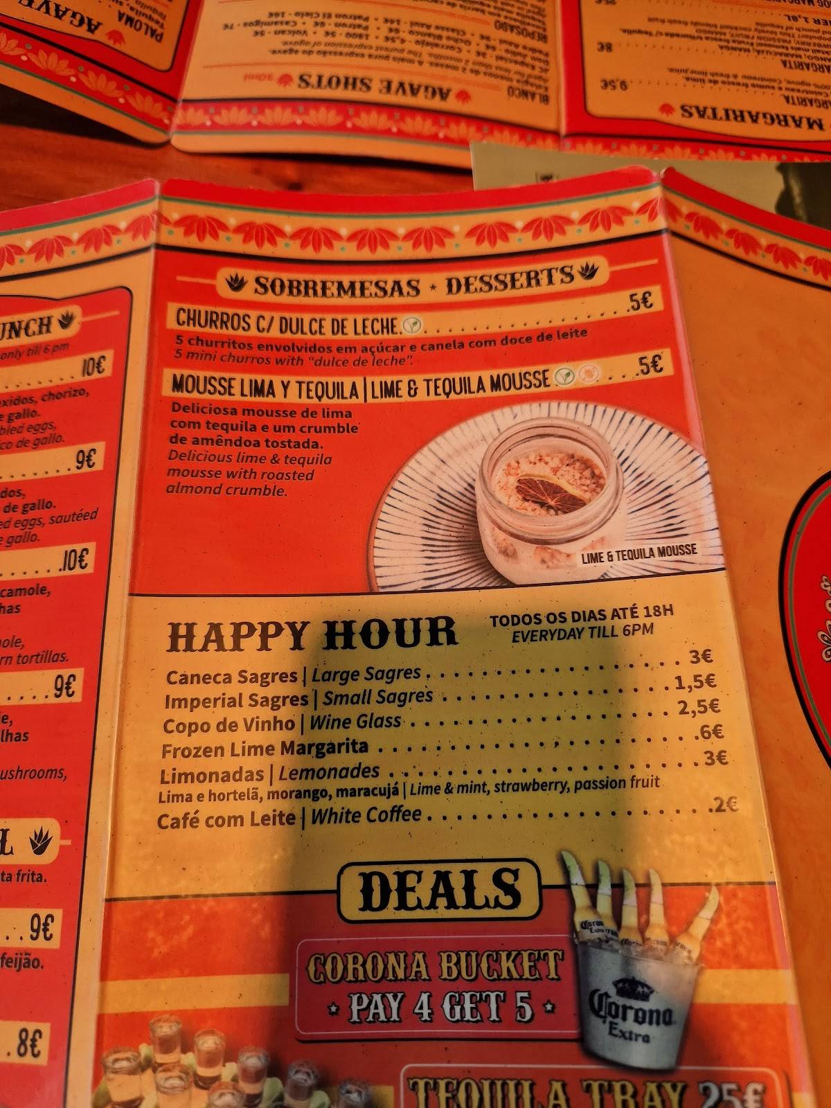 Menu em GUANABANA - Tacos y Cocktails pub & Bar, Lagos