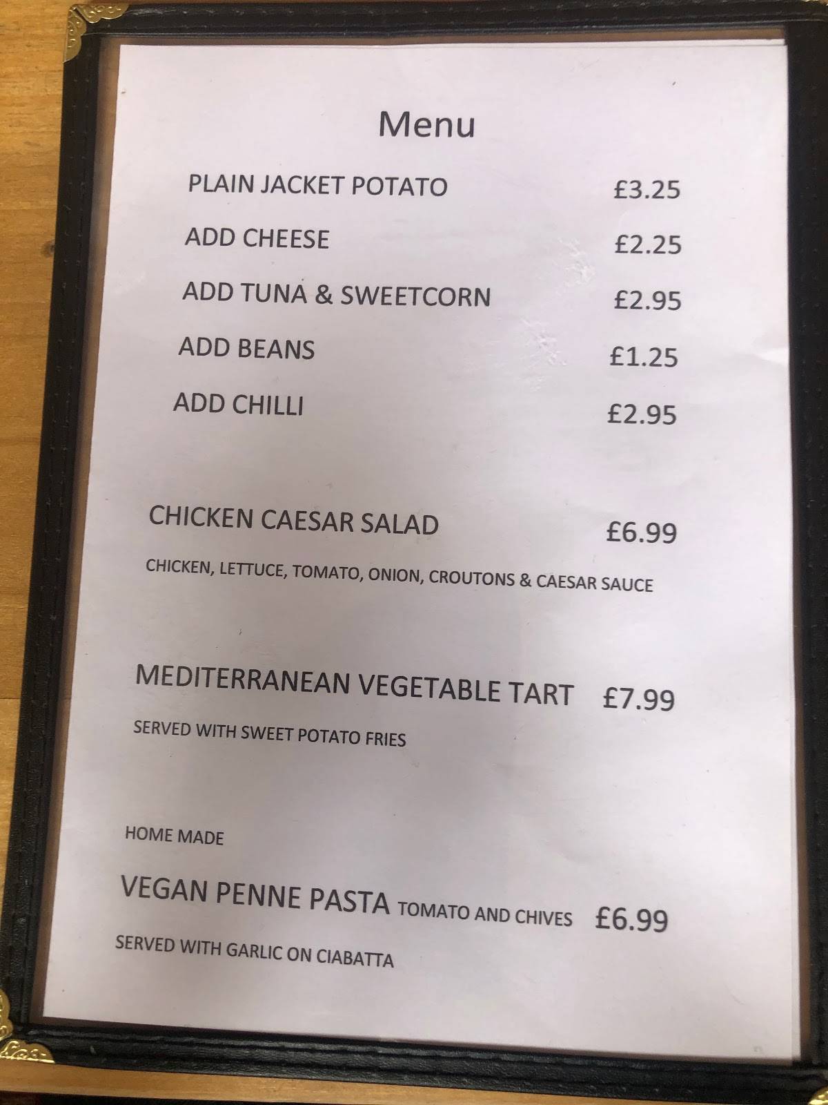 Menu at Hop Inn pub & bar, Southampton