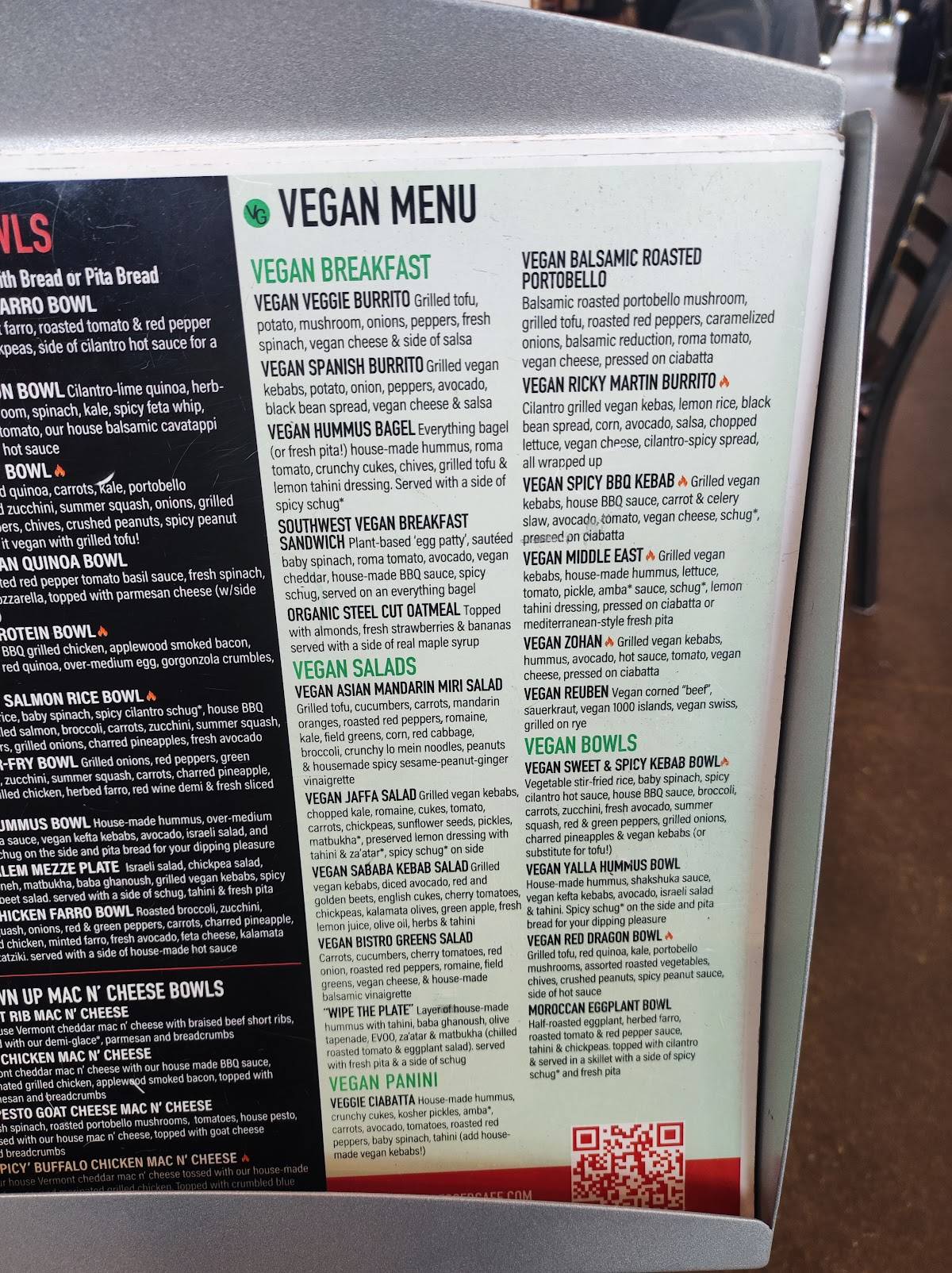 Menu at Pressed Cafe Burlington, Burlington