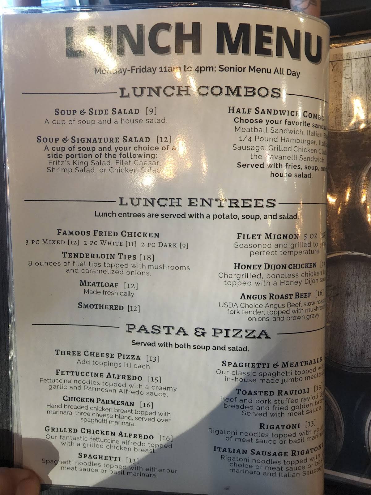 Menu at Ravanelli's Italian Steakhouse & Wine Bar, Collinsville, 26 ...