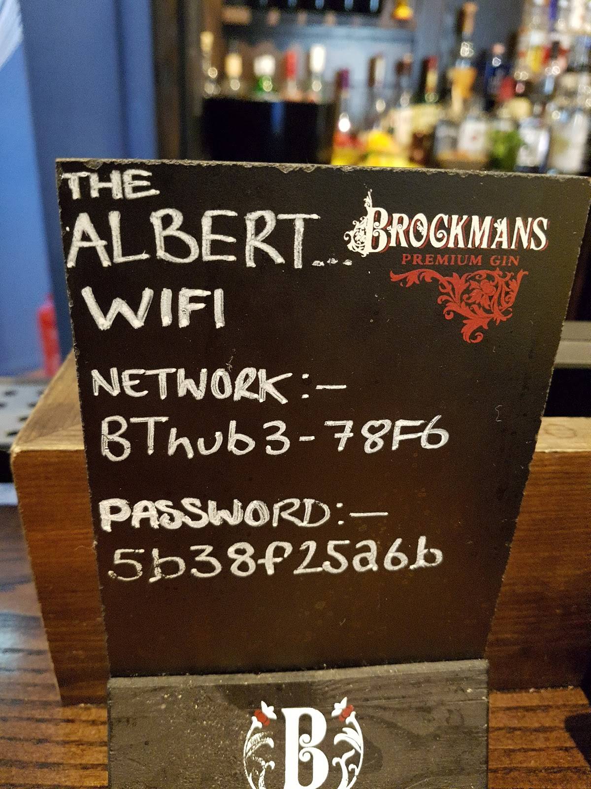Carta del pub y bar The Albert, Hebden Bridge