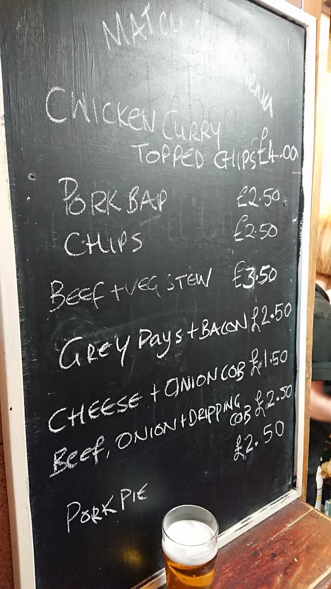 Menu at The Great Western pub & bar, Wolverhampton, Corn Hill