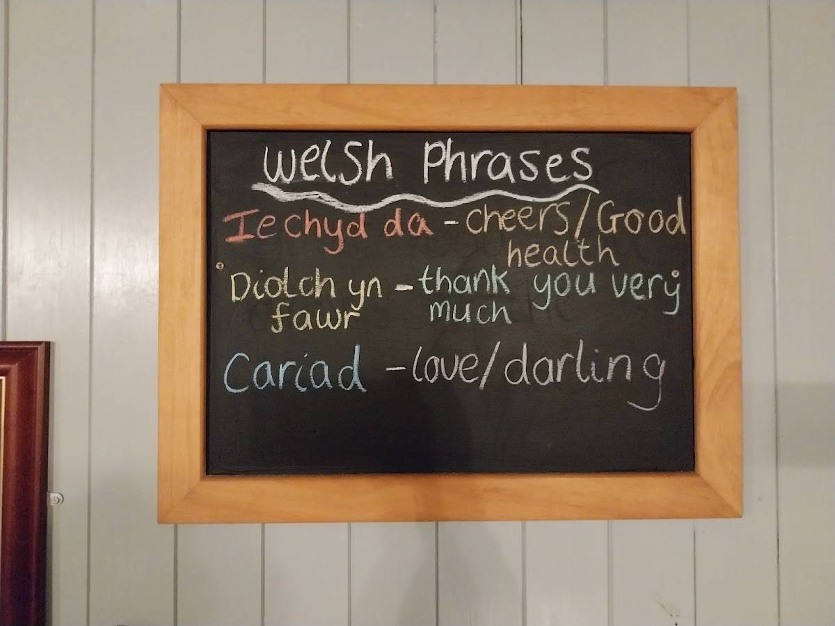 Menu at The Telford Inn pub & bar, Llangollen