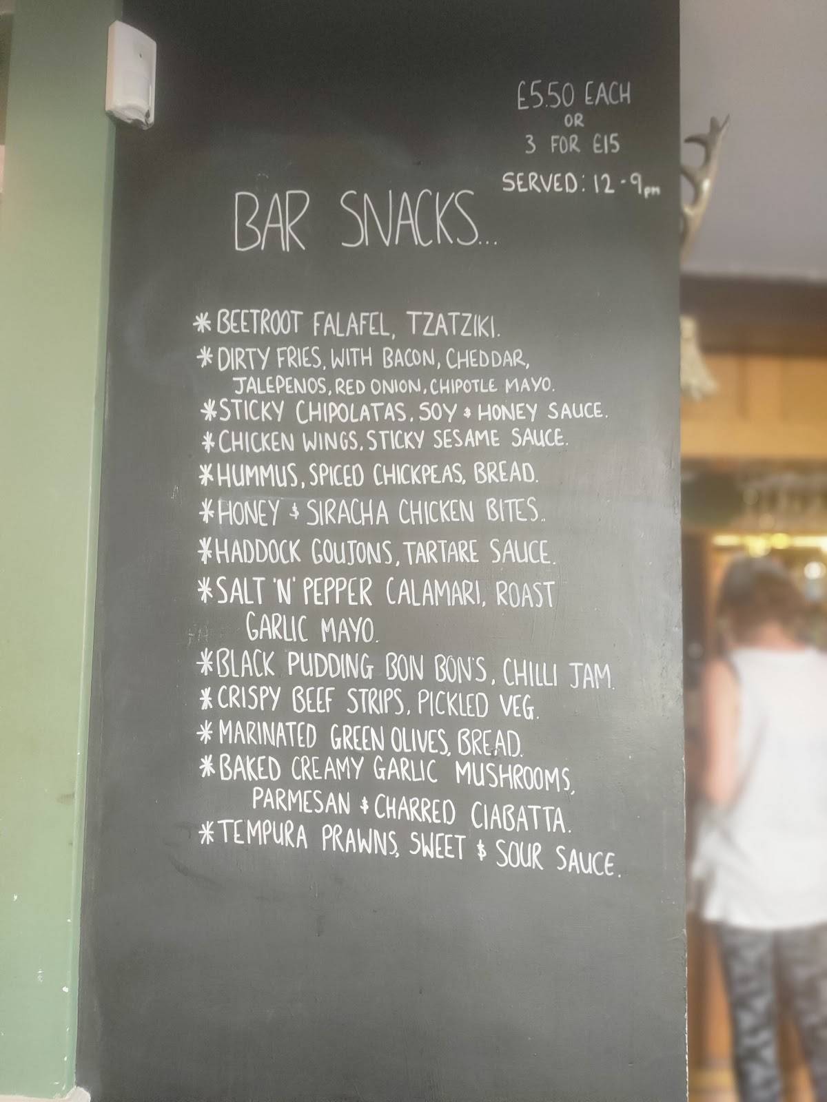 Menu at The Water Rat pub & bar, Ripon
