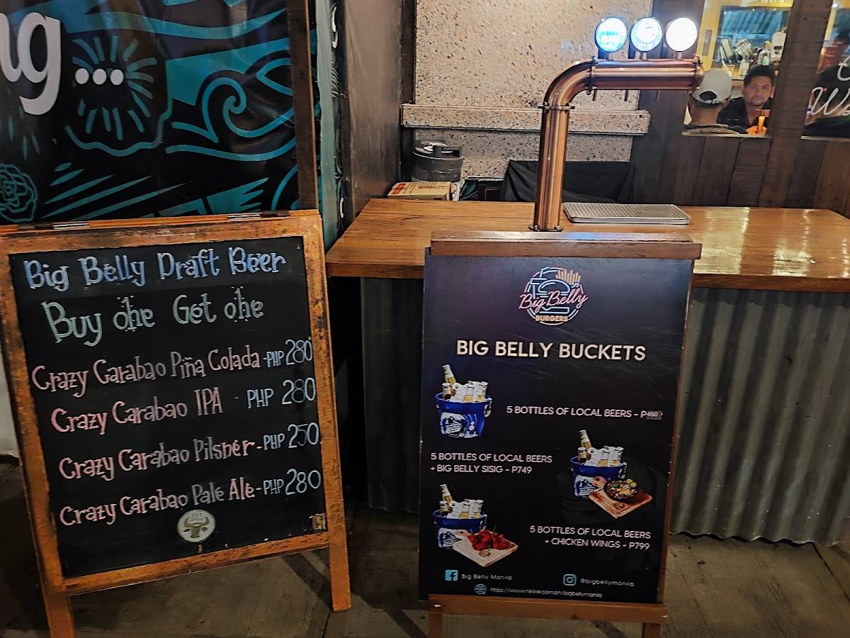 Menu at Tipsy Pig pub & bar, Taguig, Parklane