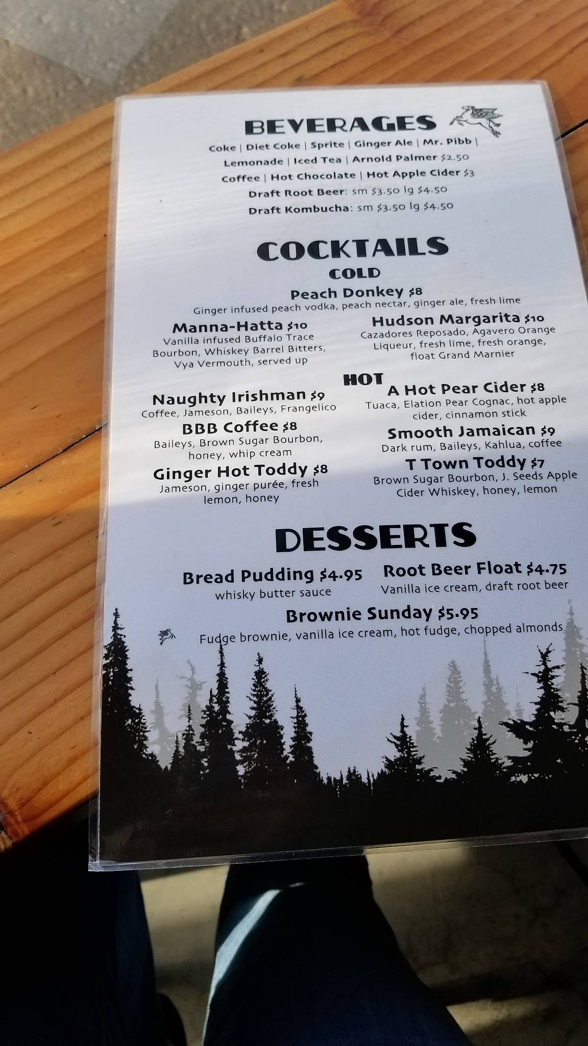 Menu at Pump House Burgers and Tacos pub & bar, Talent